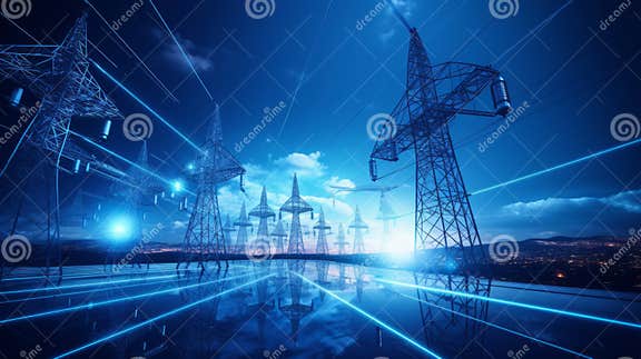 An Illustration of an Energy Management Showcasing the Efficiency and ...