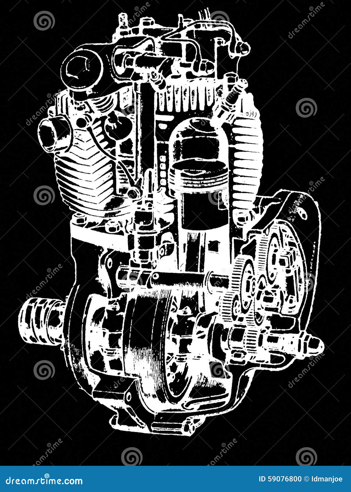 Illustration of engine stock illustration. Illustration of accuracy ...