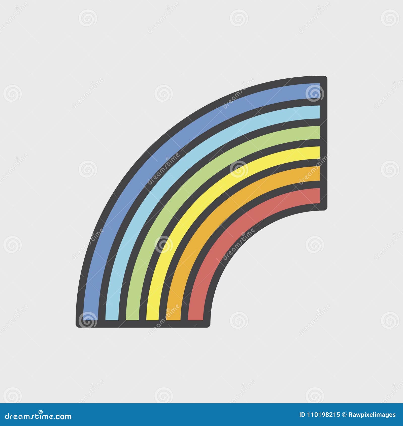 Illustration of Environmental Concept Rainbow Stock Illustration ...