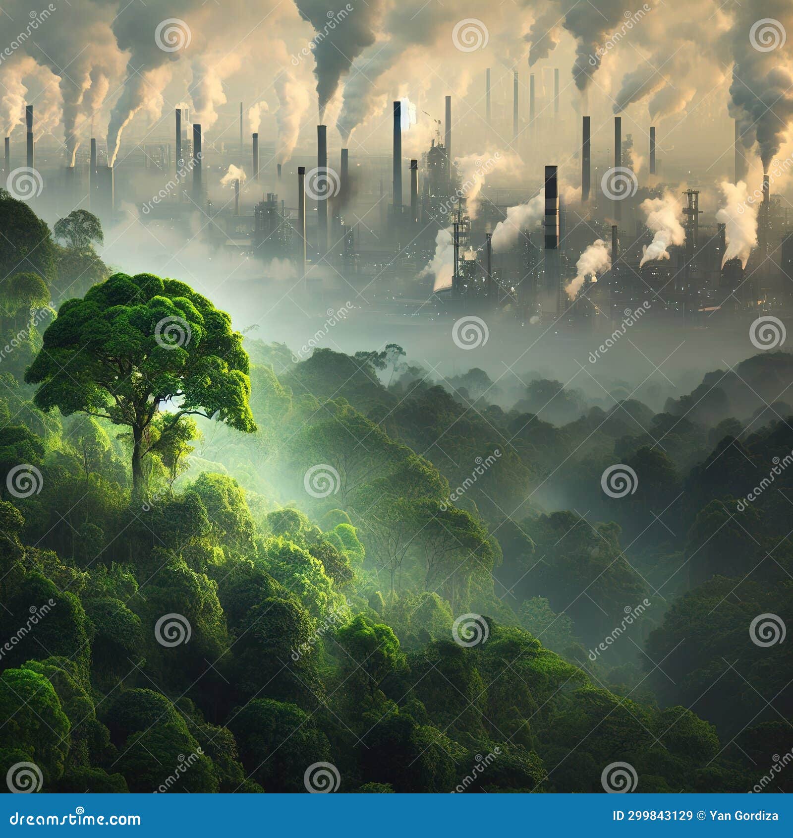Illustration on the Environmental Theme Save the Planet Stock Image ...