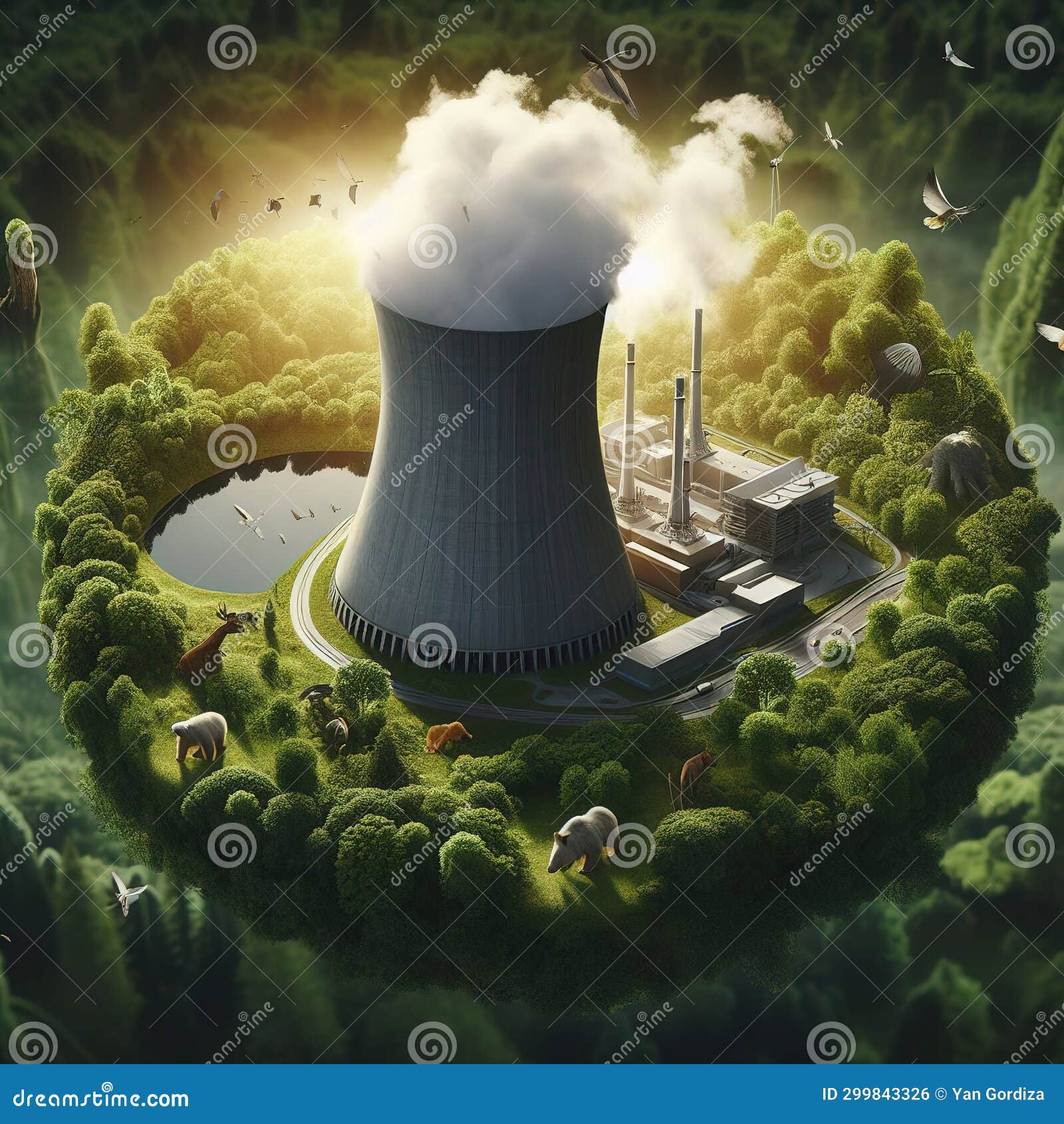 Illustration on the Environmental Theme Save the Planet Stock Photo ...