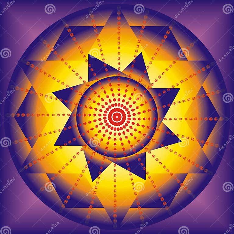 Illustration of Esoteric Mandala Stock Illustration - Illustration of ...