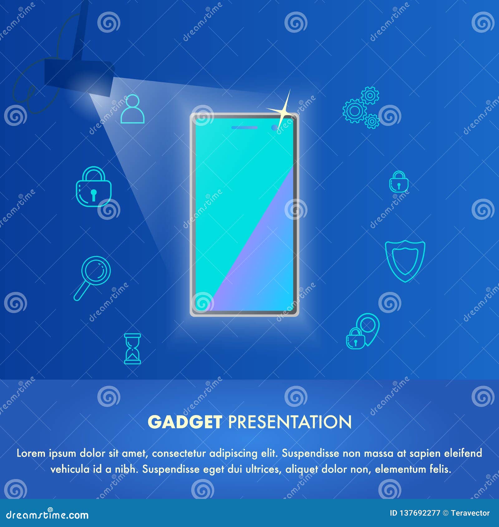 Illustration Event New Gadget Presentation World Stock Vector ...
