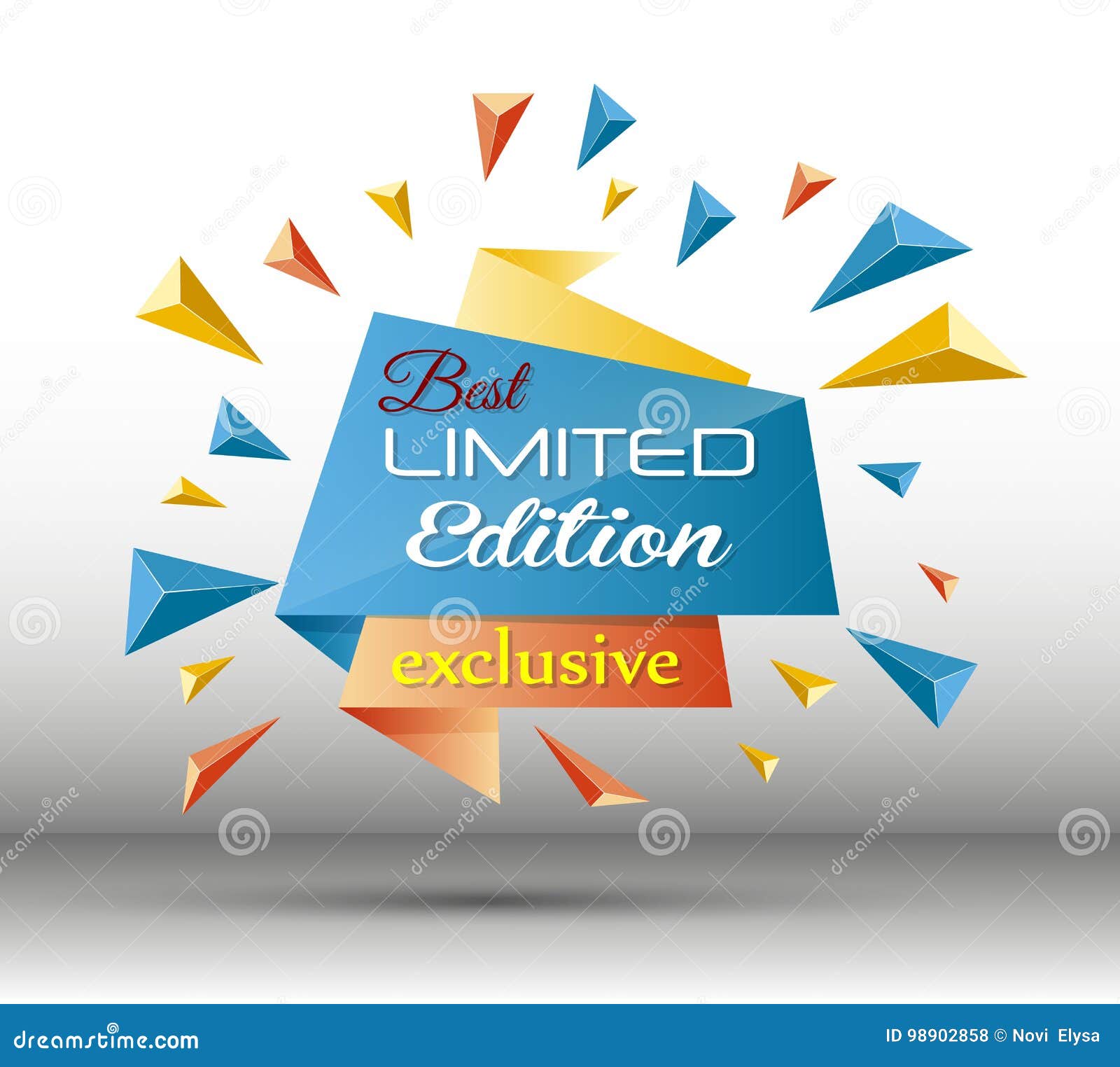 Exclusive limited edition stock vector. Illustration of banner - 98902858