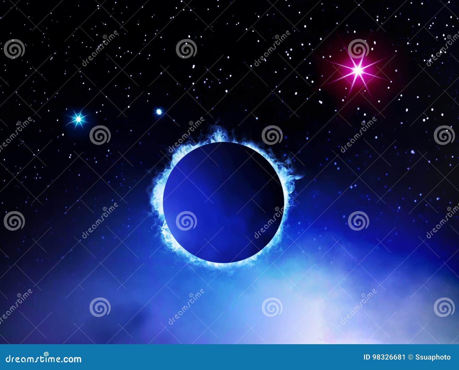 Illustration of Extragalactic System Stock Illustration - Illustration ...