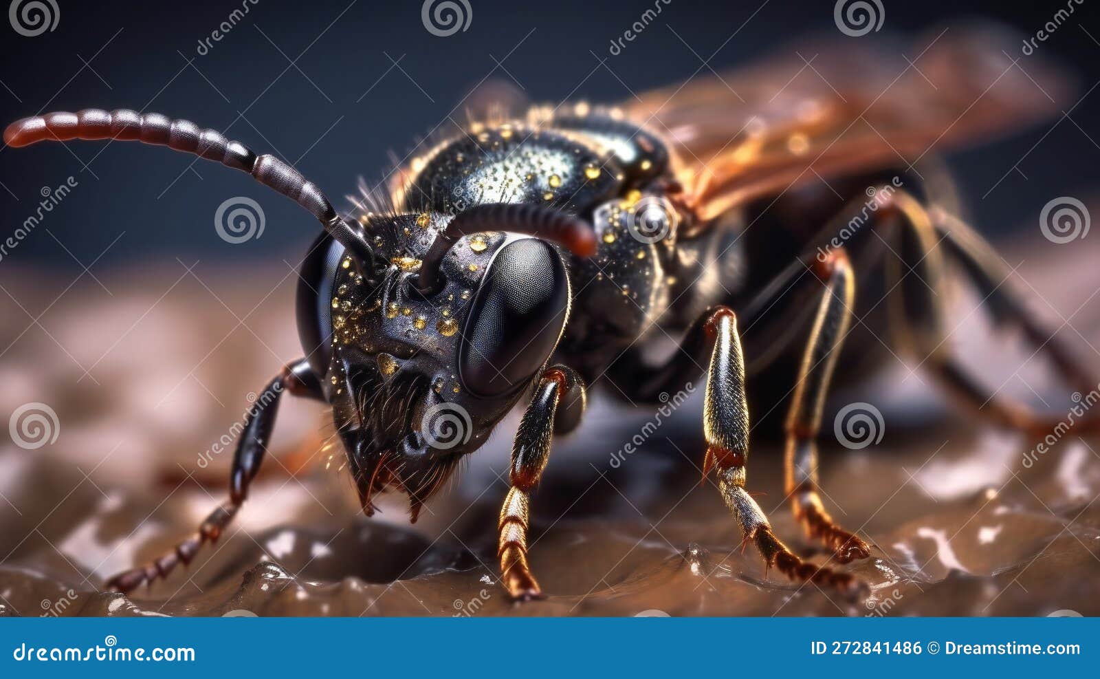 Extreme Sharp and Detailed View of Small Metallic, Animals, Insects ...