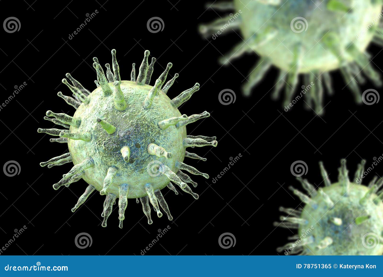 Illustration För Epstein-Barr Virus Stock Illustrationer - Illustration ...