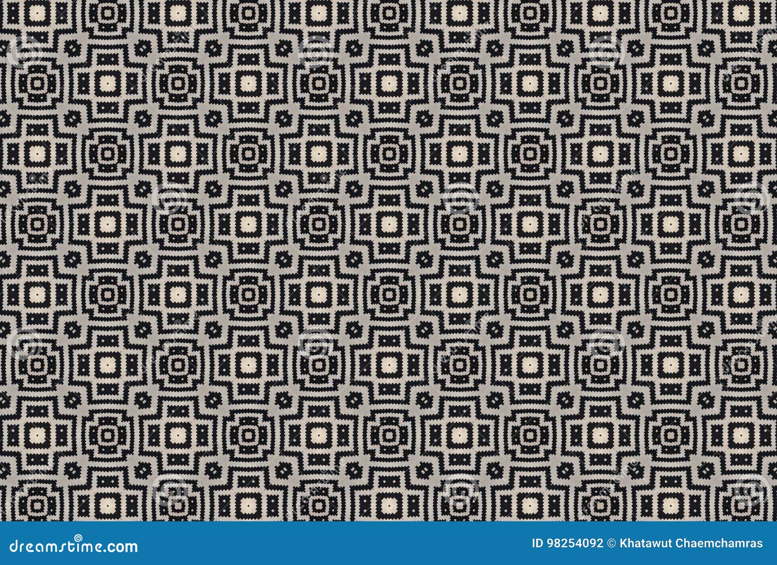 Illustration of Fabric or Tile Pattern Design. Stock Illustration ...