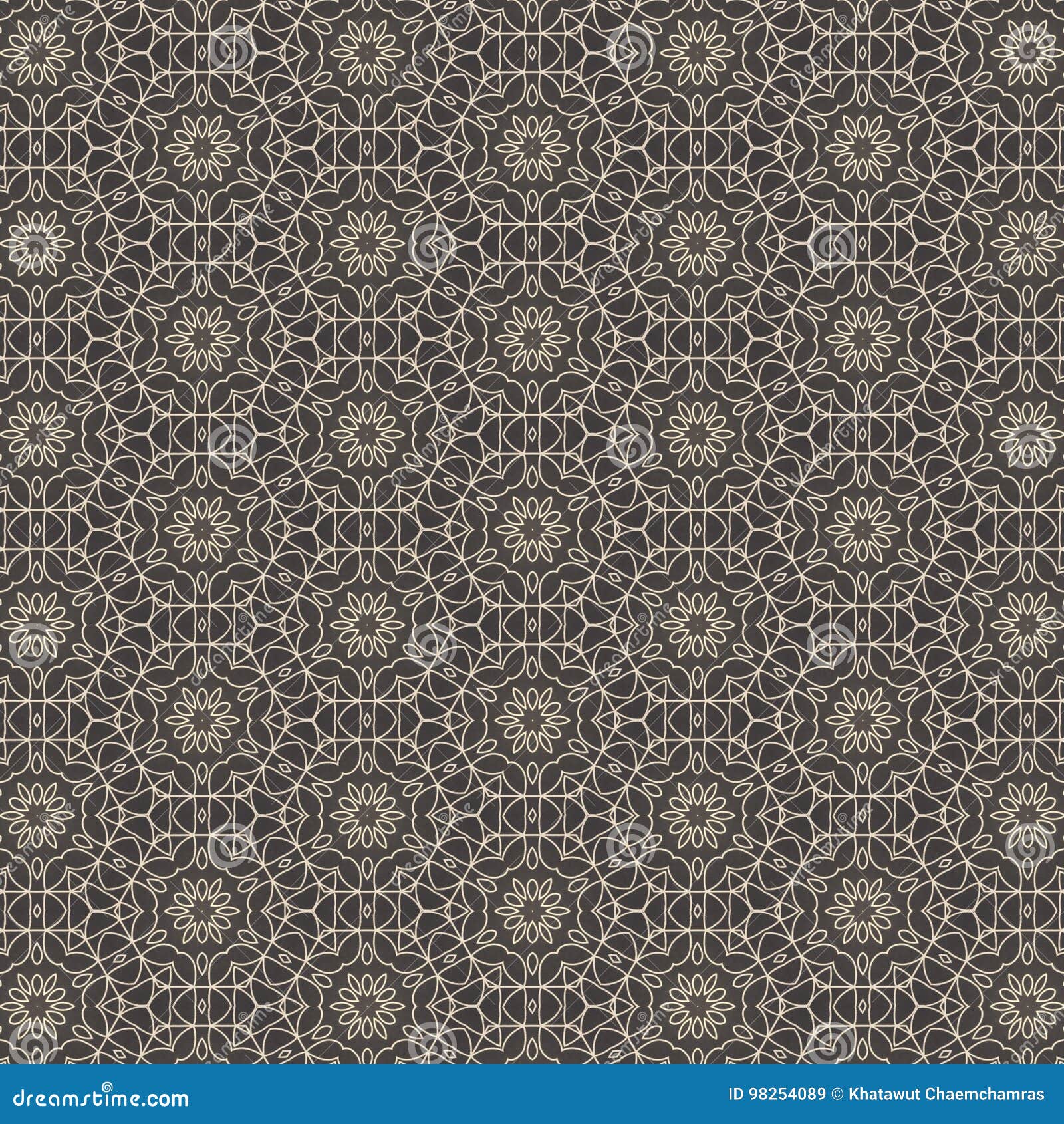 Illustration of Fabric or Tile Pattern Design. Stock Illustration ...