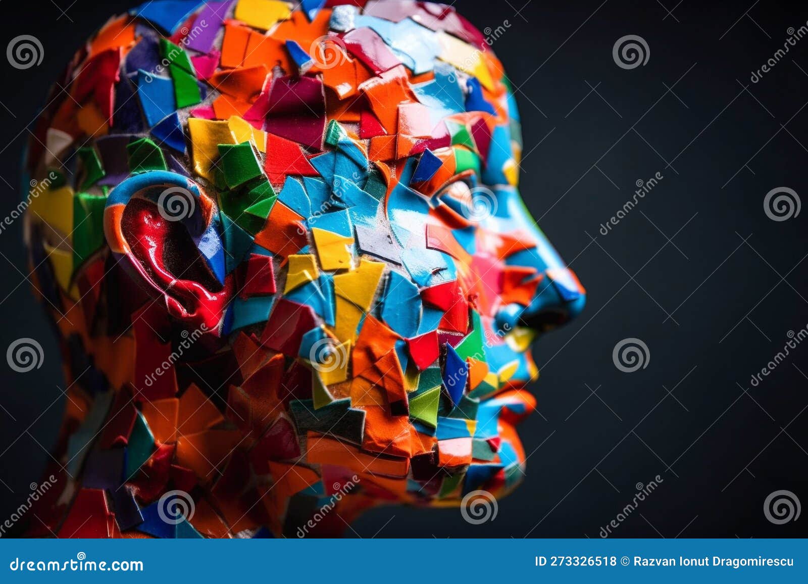 Ace Made of Colorful Puzzle Pieces, Representing Fresh Ideas and the ...