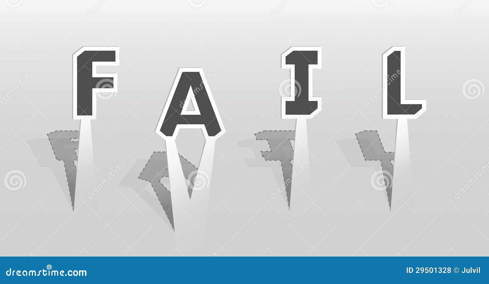 Illustration of fail word stock vector. Illustration of abstract - 29501328