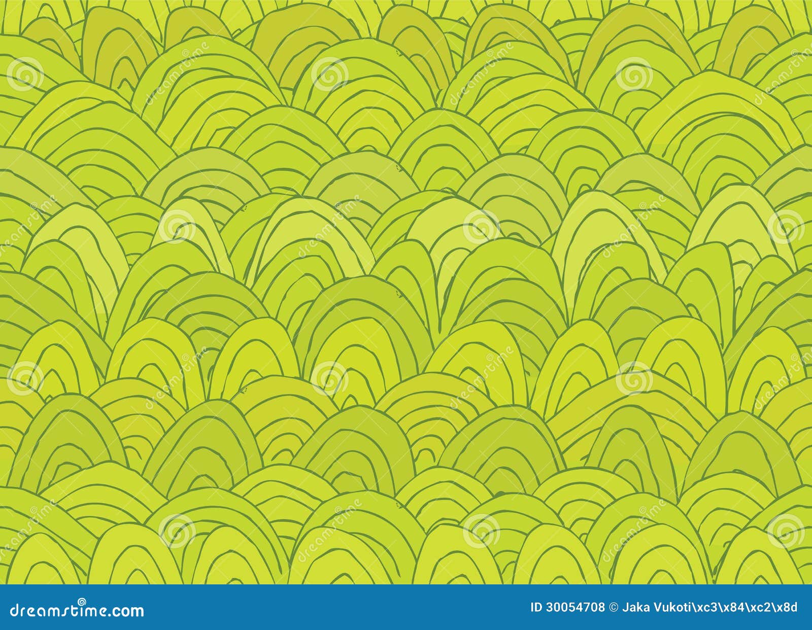 Abstract Landscape Seamless Pattern Stock Vector - Illustration of ...