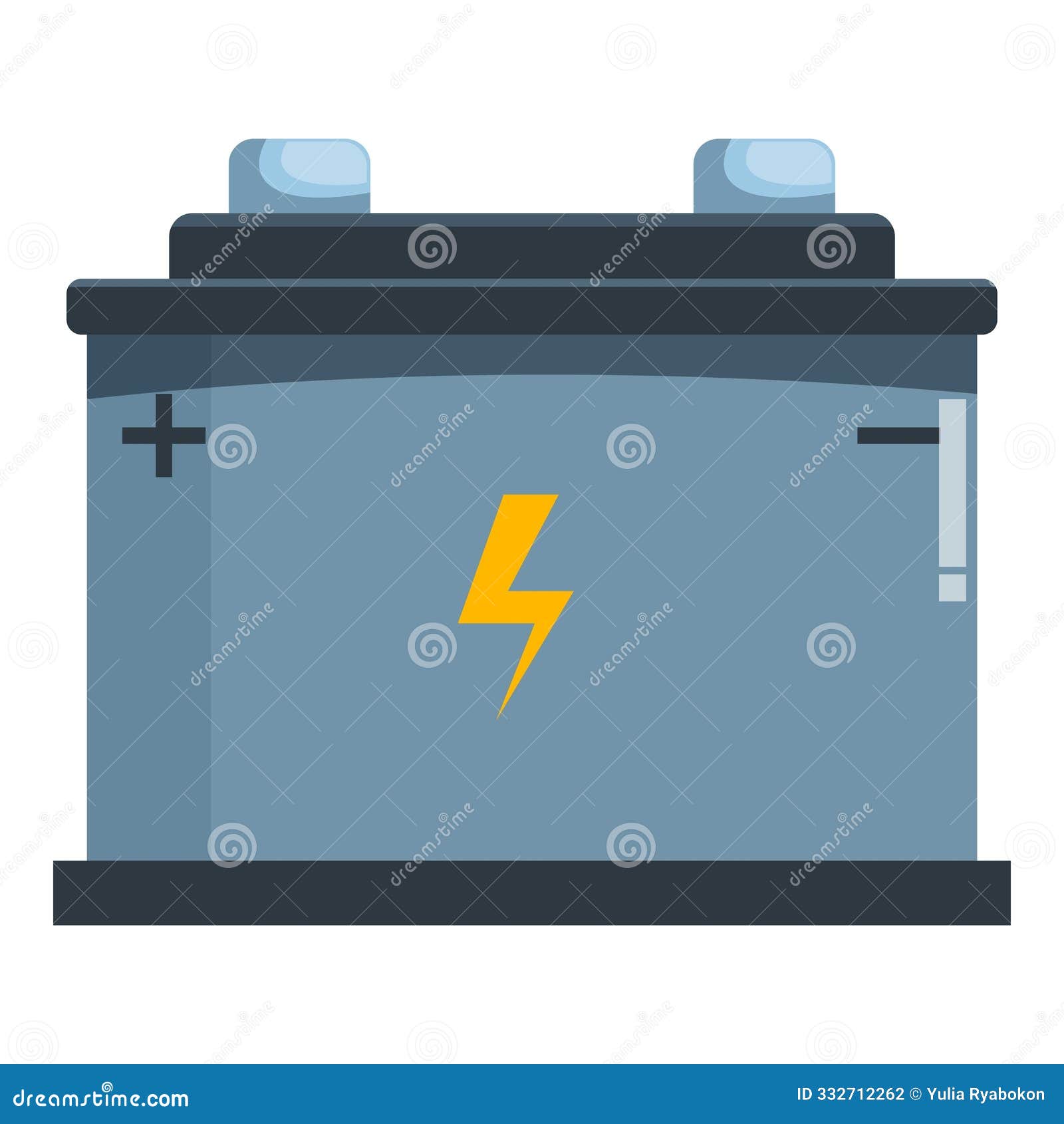 Car Battery Providing Electrical Energy for Vehicle Starting Stock ...