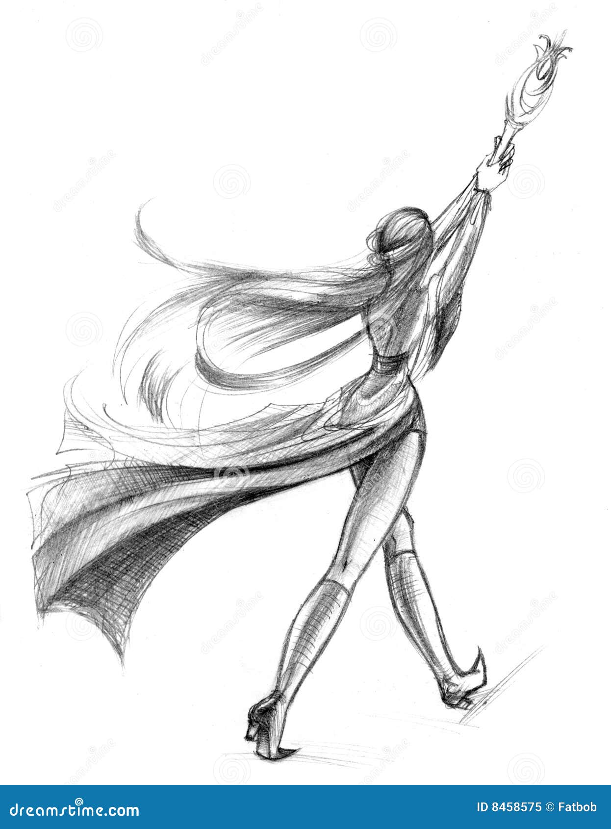 Illustration of Female Mage Stock Illustration - Illustration of ...