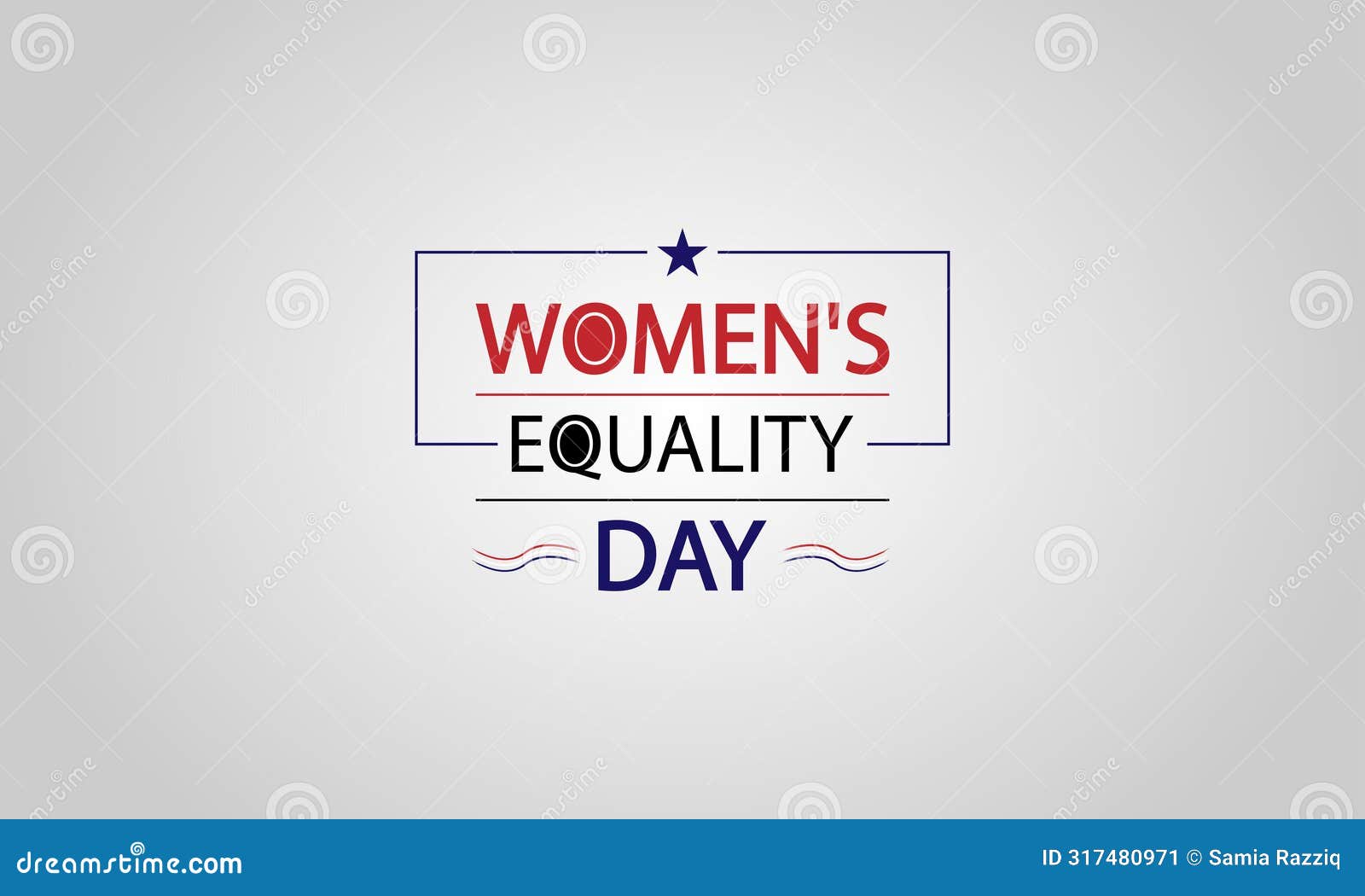 Illustration of the Fight for Women S Rights on Equality Day Stock ...