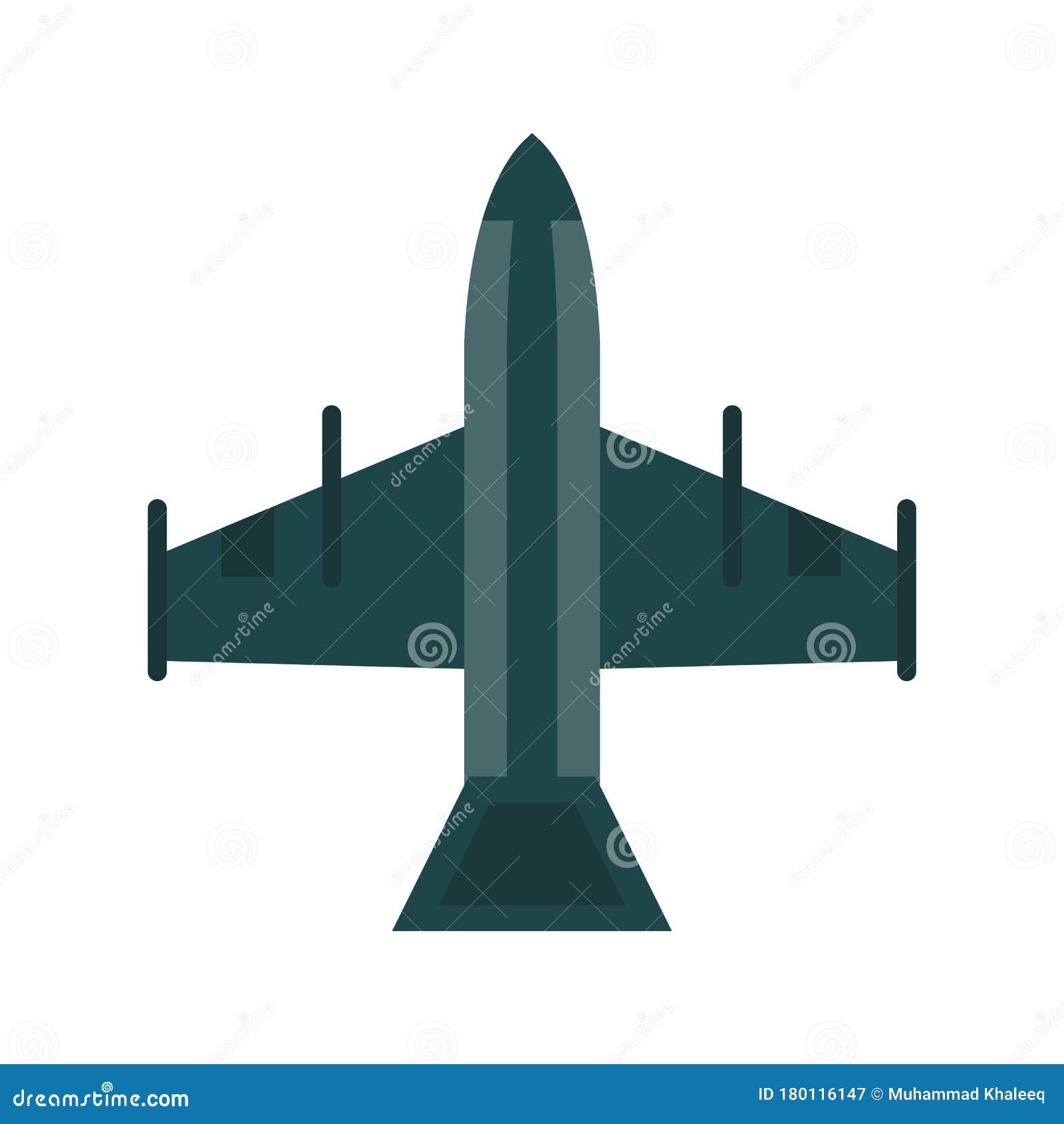Illustration Fighter Jet Icon for Personal and Commercial Use. Stock ...