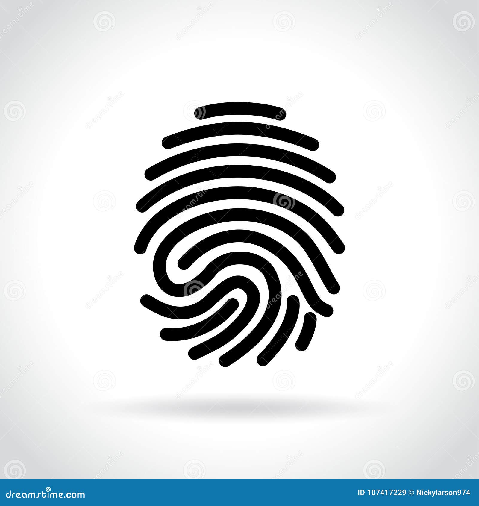Finger Print Icon Stock Illustrations – 25,538 Finger Print Icon Stock ...