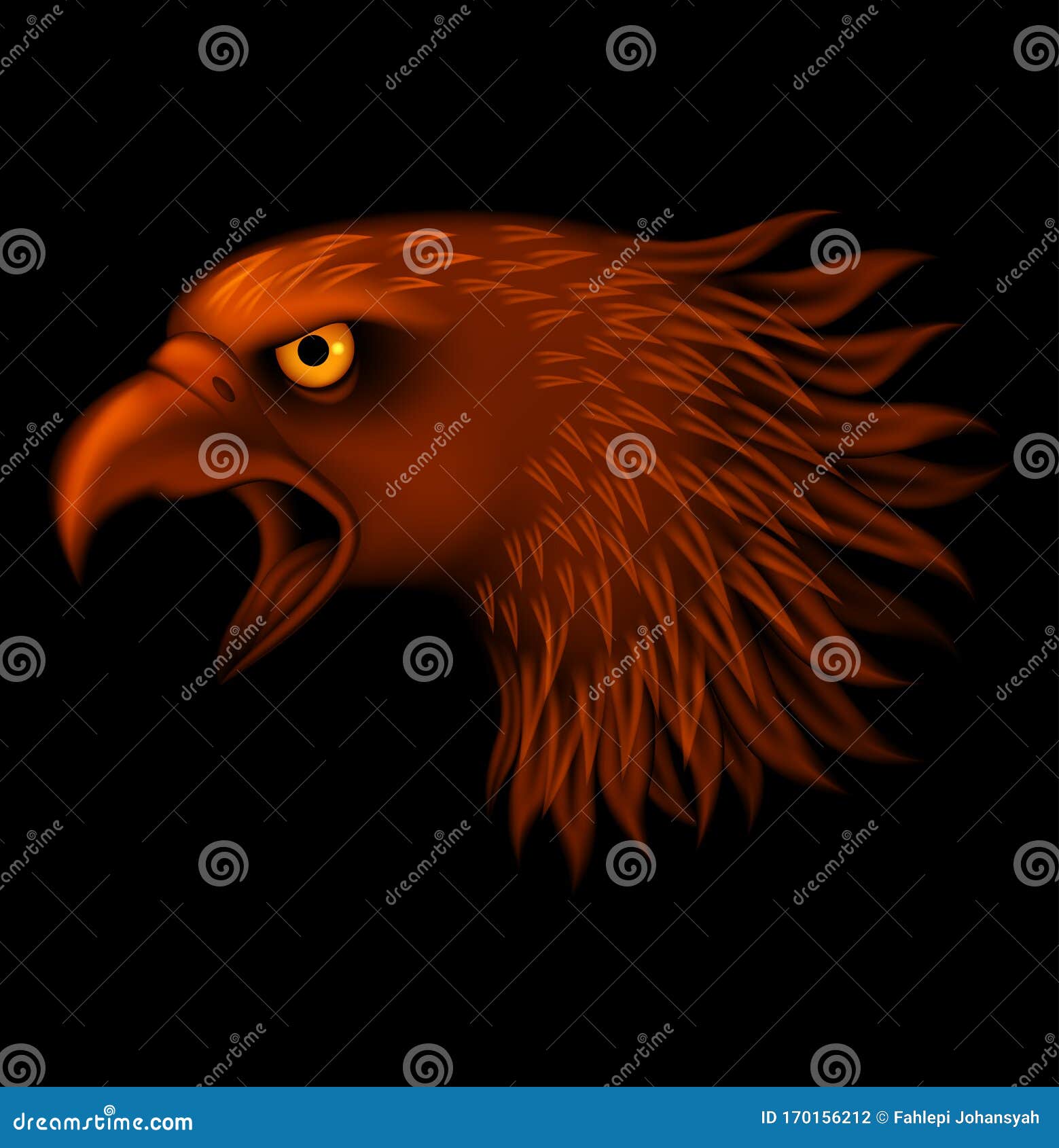 Bald Eagle Flames Eagles