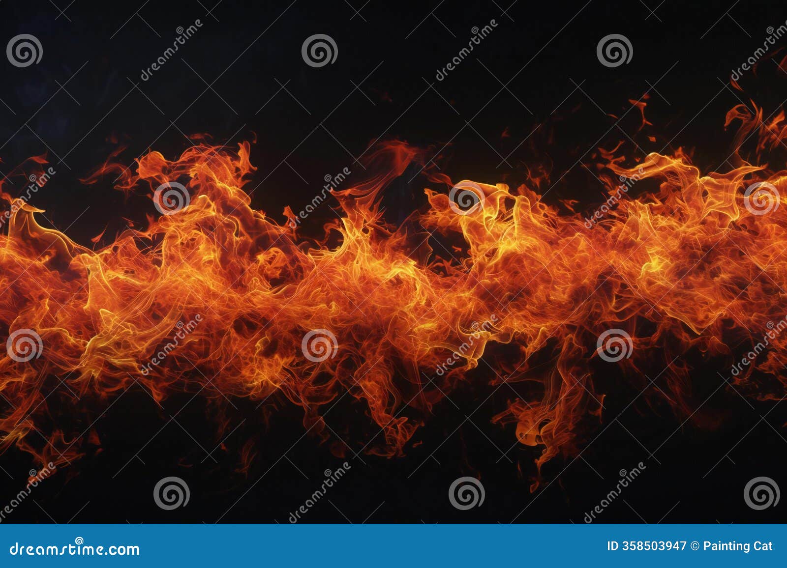 Abstract Blaze Fire Flame Texture For Banner Background.Texture Of Fire ...