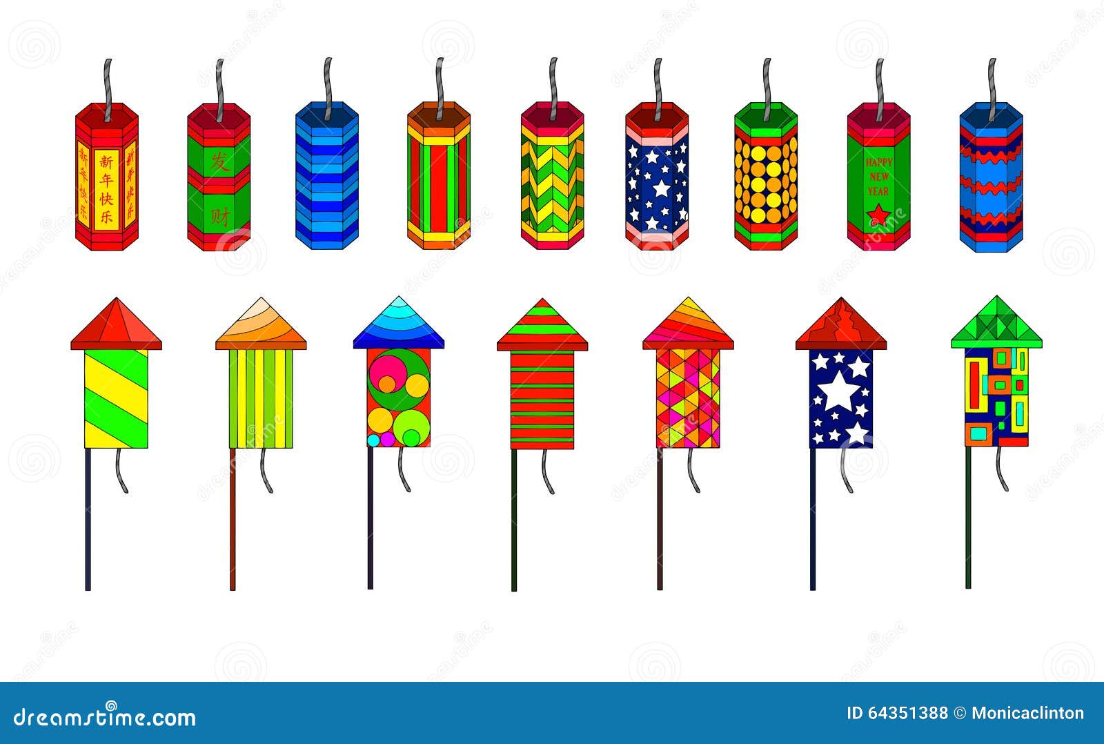 Illustration of Firecrackers Stock Illustration - Illustration of ...
