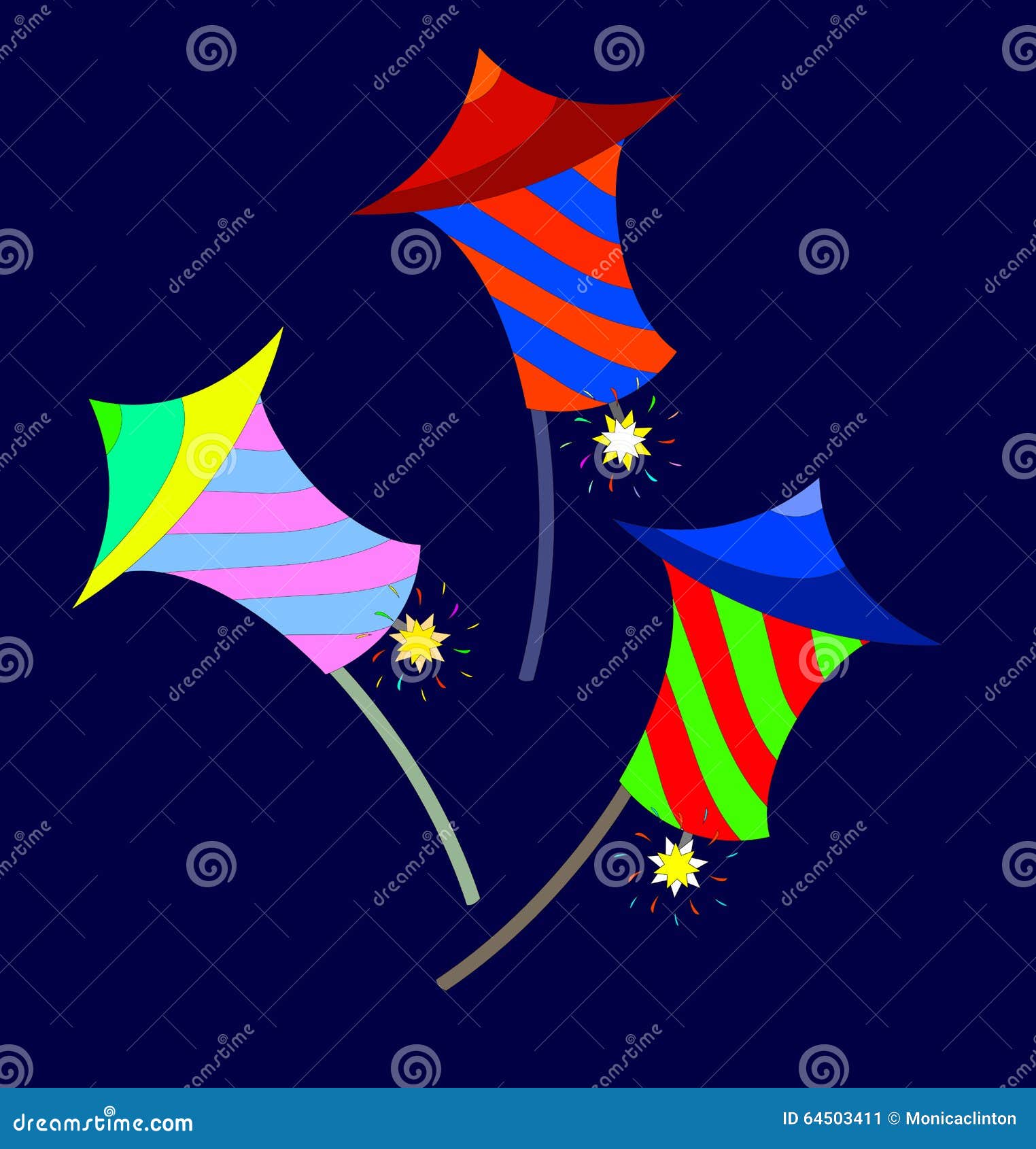 Illustration of Firecrackers Stock Illustration - Illustration of ...