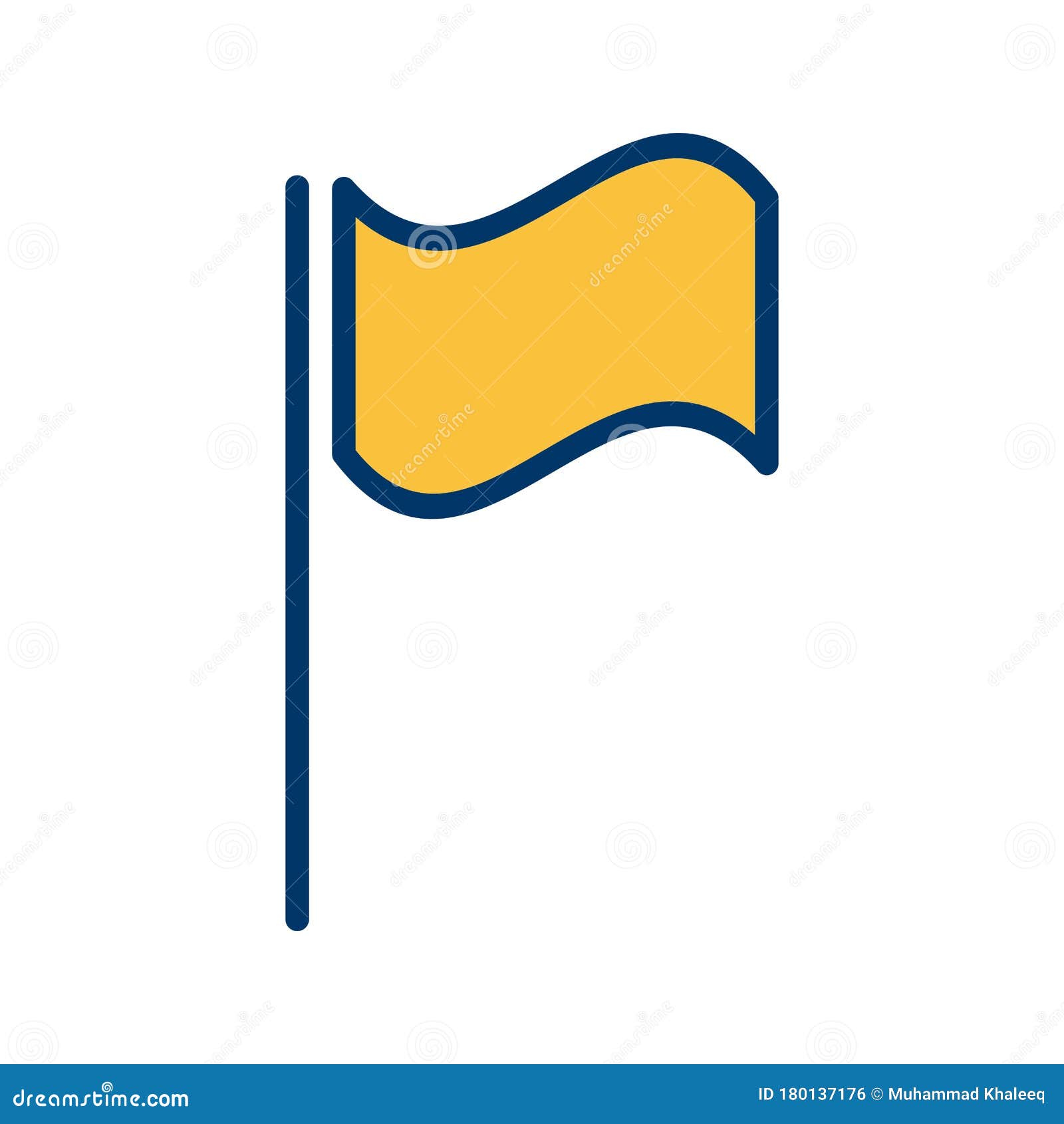 Illustration Flag Icon for Personal and Commercial Use. Stock ...