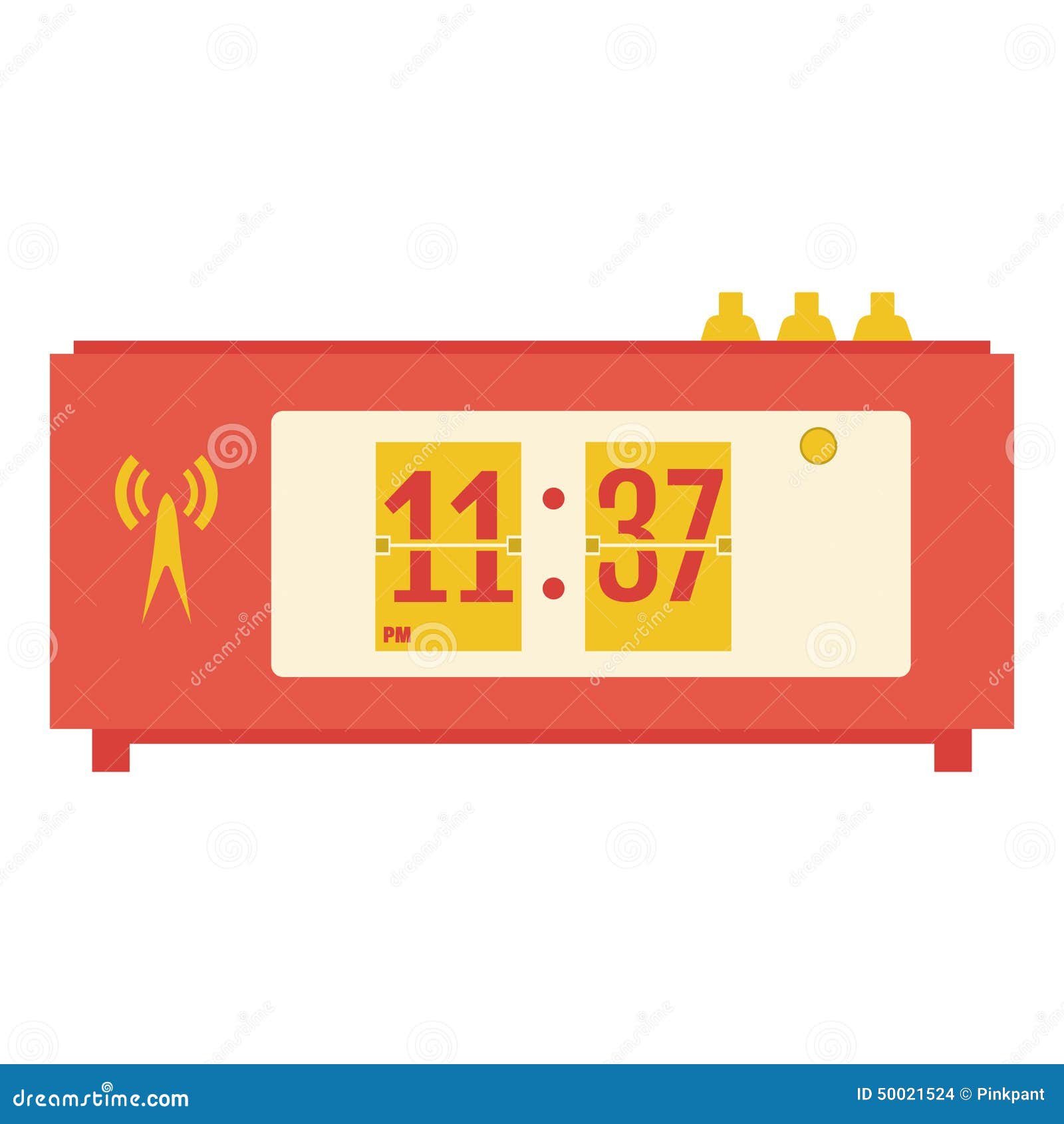 Illustration of Flat Flip Clocks Stock Vector - Illustration of ...