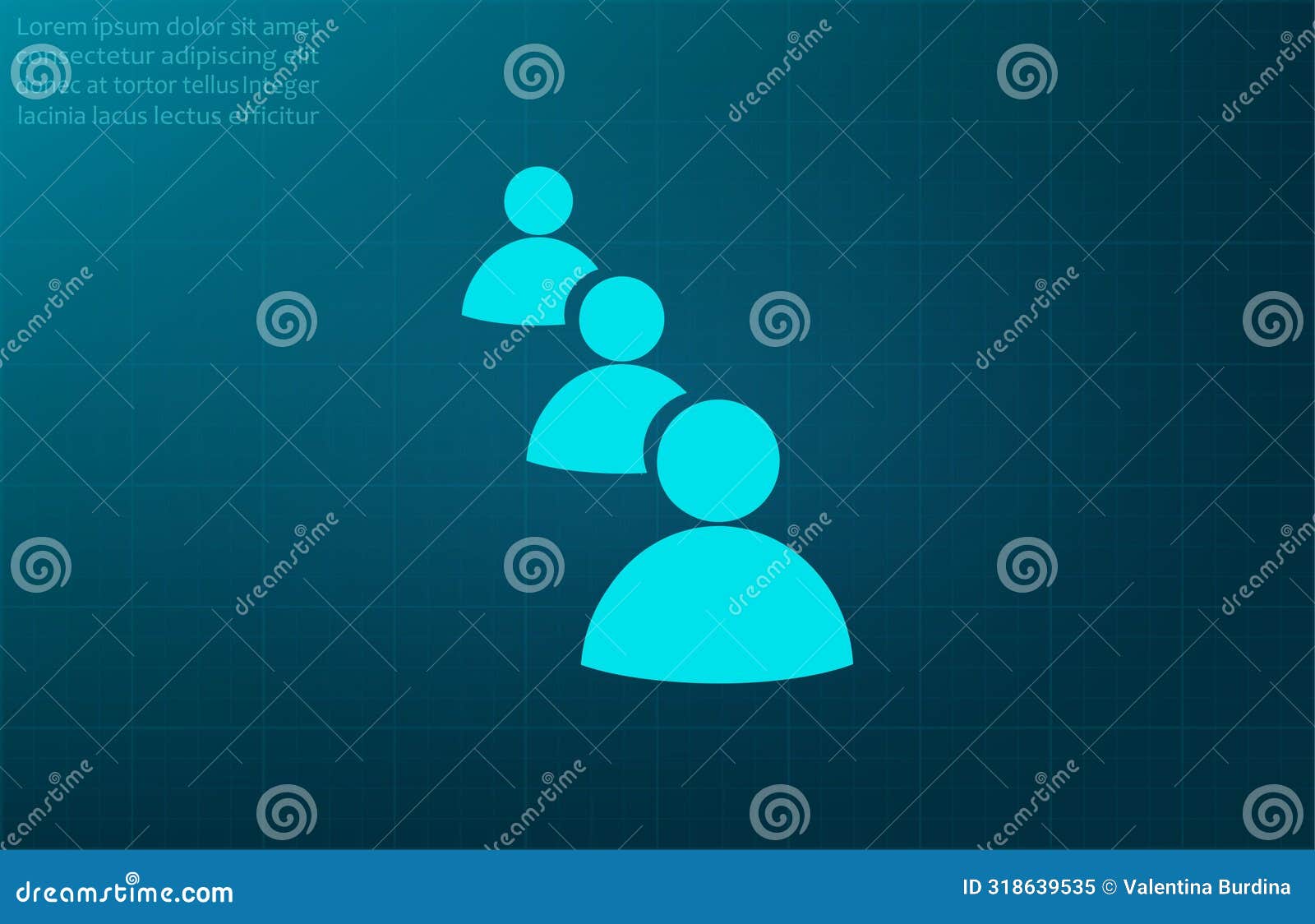 65Vector Illustration, Blue Background. Stock Vector - Illustration of ...