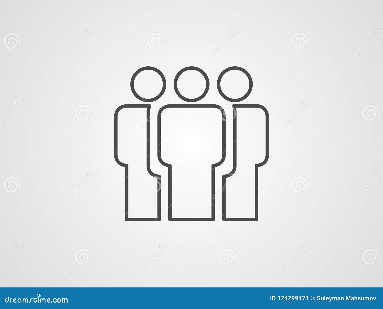 Group Vector Icon Sign Symbol Stock Vector - Illustration of black ...