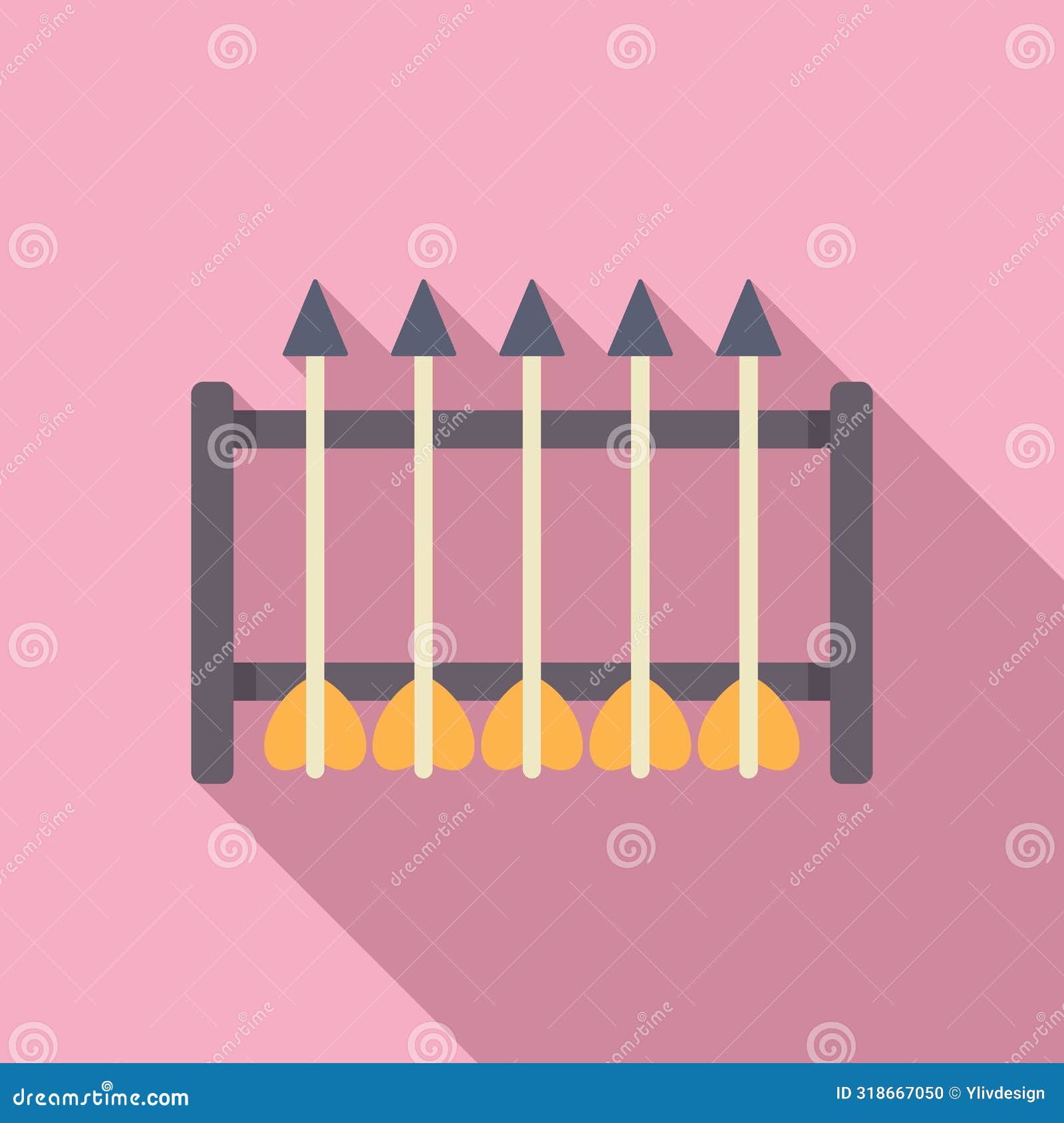 Flat Design Vector of Matches in a Box Stock Illustration ...