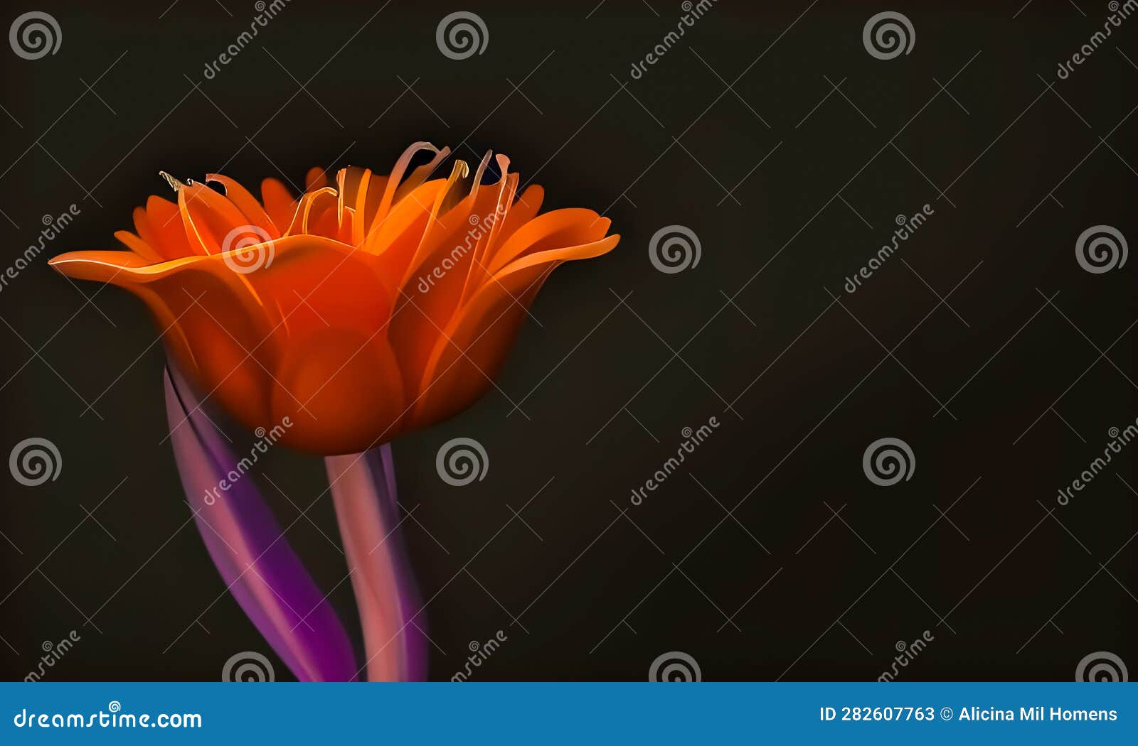 Illustration of Flowers Created with AI Generator Stock Illustration ...