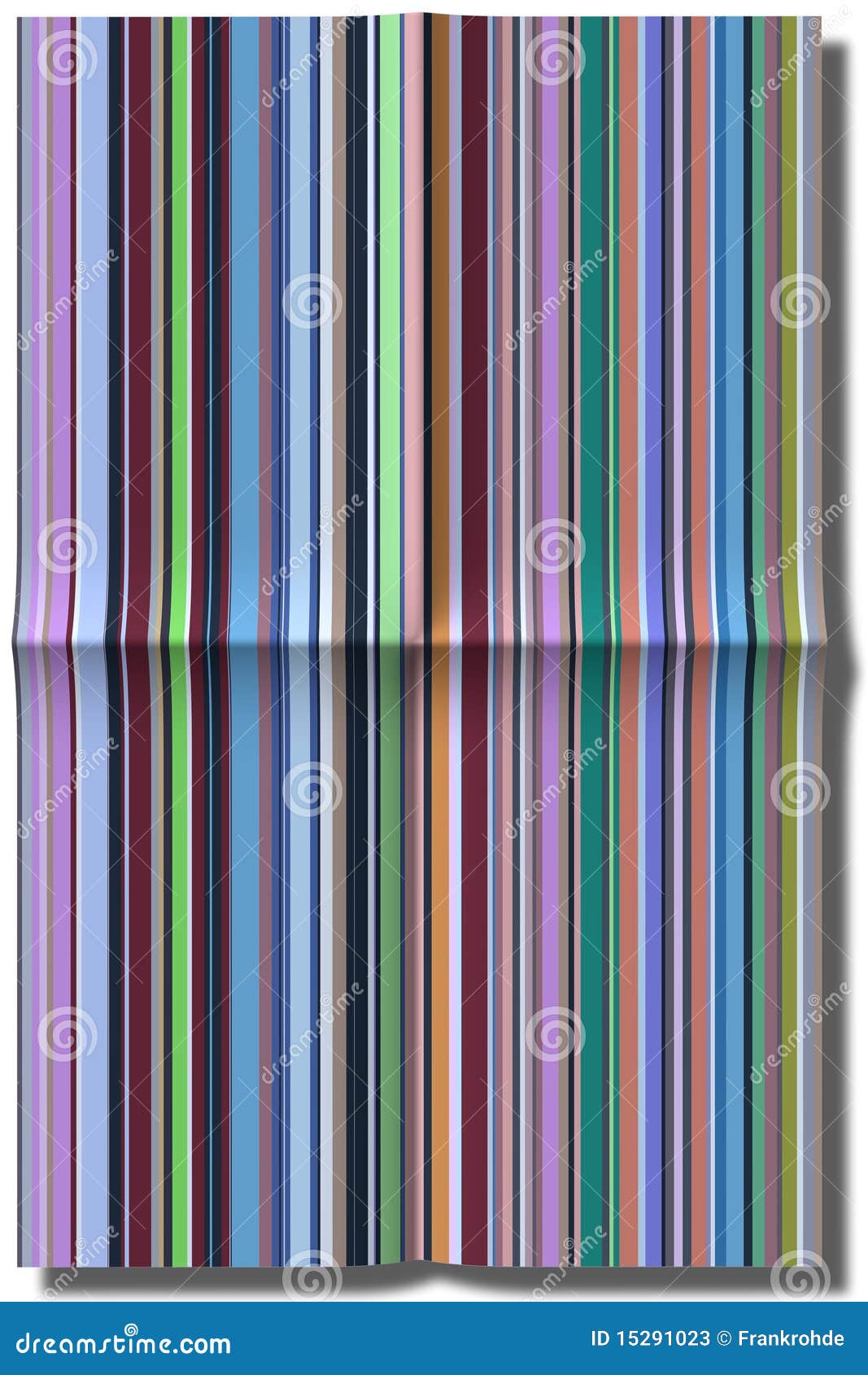 Illustration of Folded Striped Paper Stock Illustration - Illustration ...