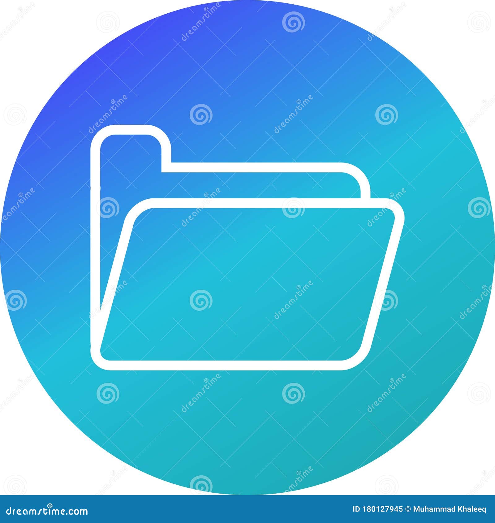 Illustration Folder Icon for Personal and Commercial Use. Stock ...