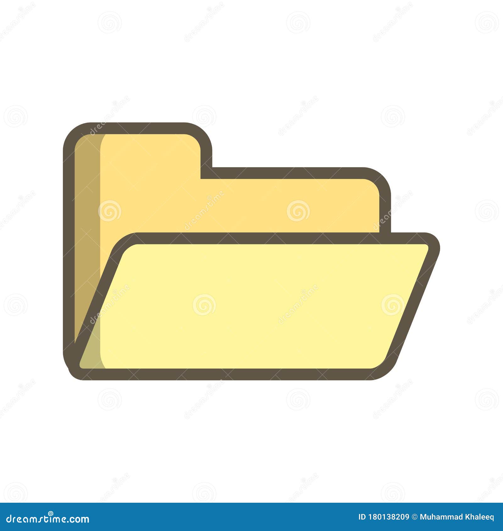 Illustration Folder Icon For Personal And Commercial Use. Royalty-Free ...