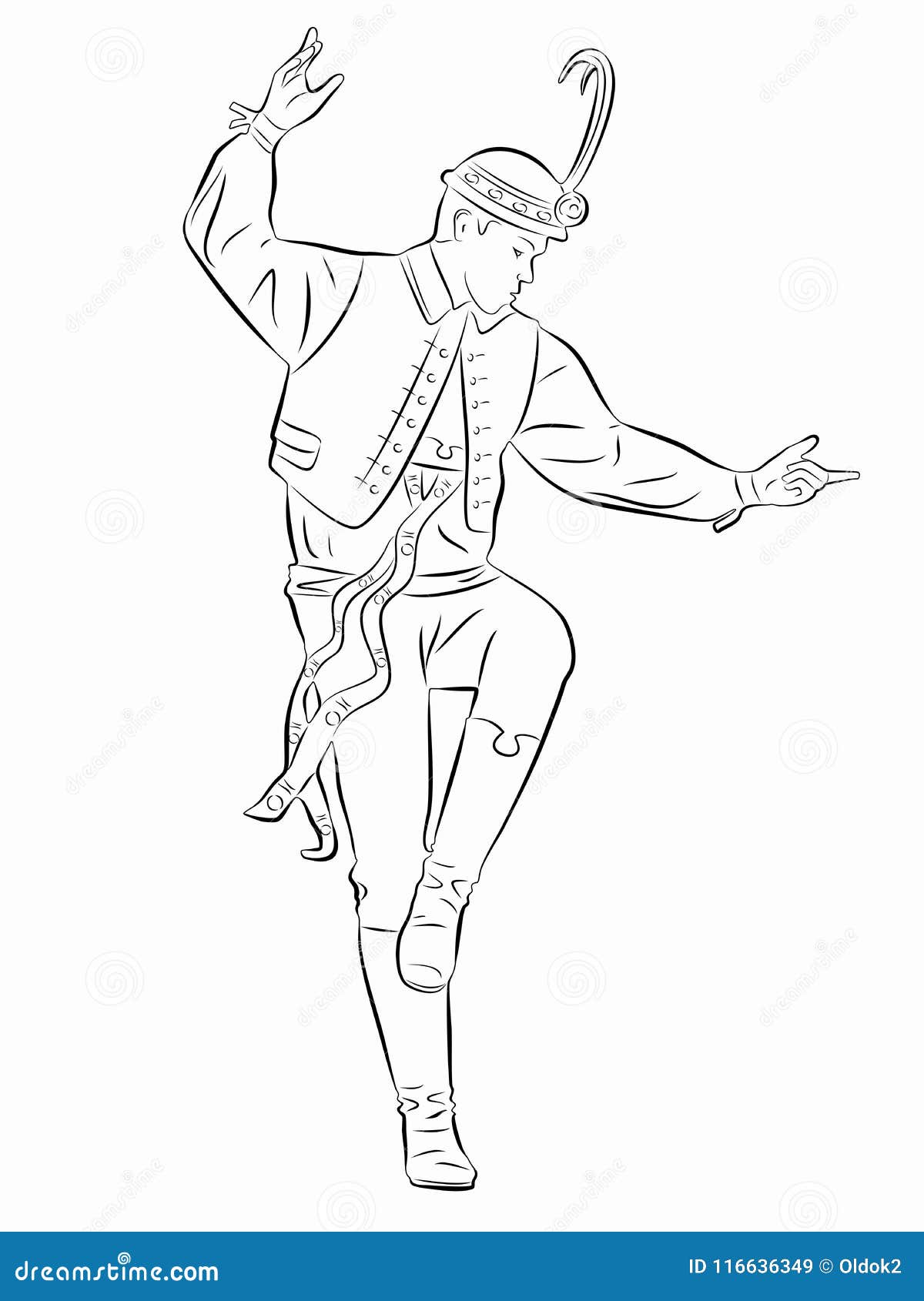 Illustration Of Folklore Dancer, Vector Draw | CartoonDealer.com #141787747