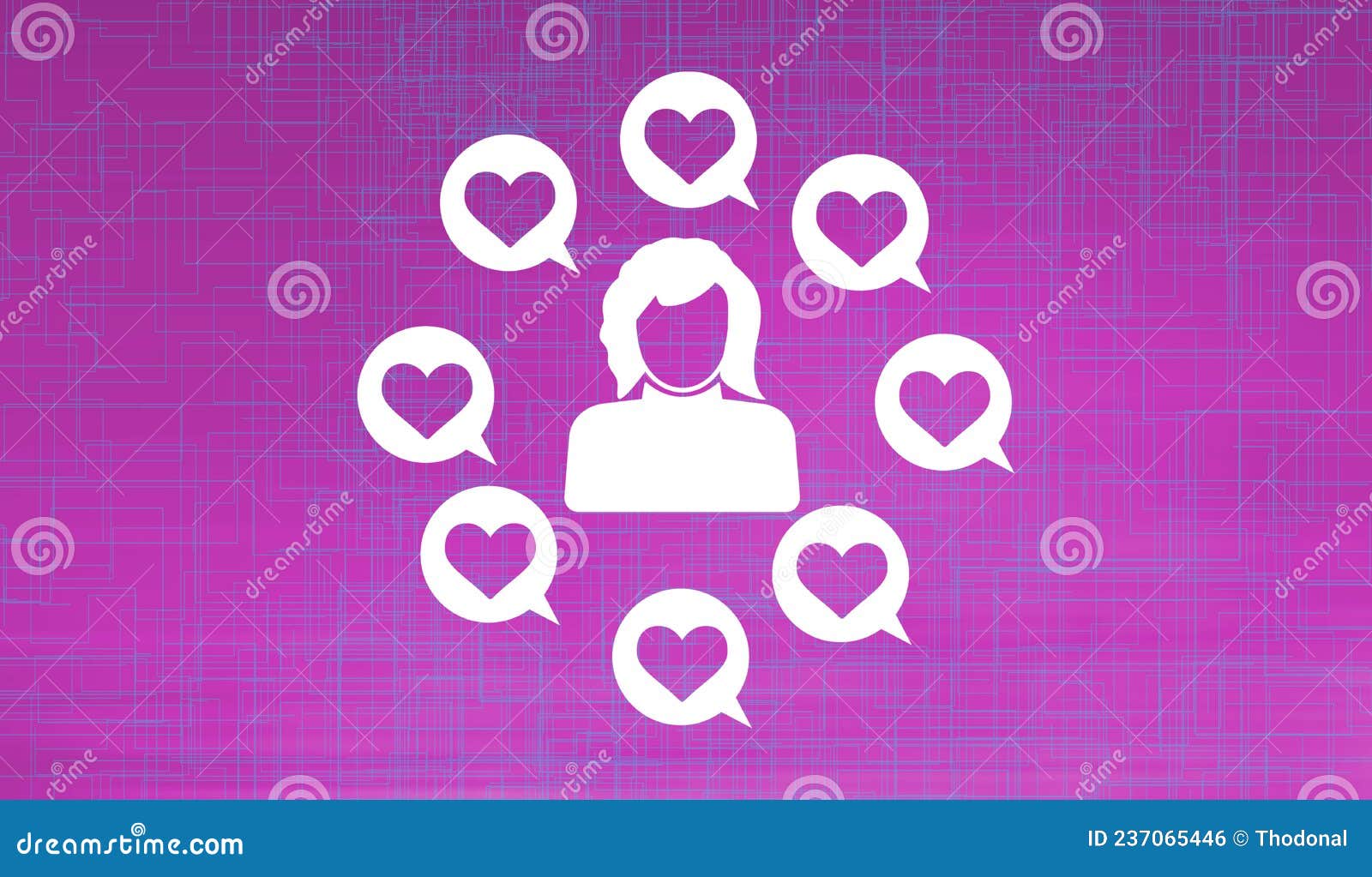 Concept of followers stock illustration. Illustration of followers ...