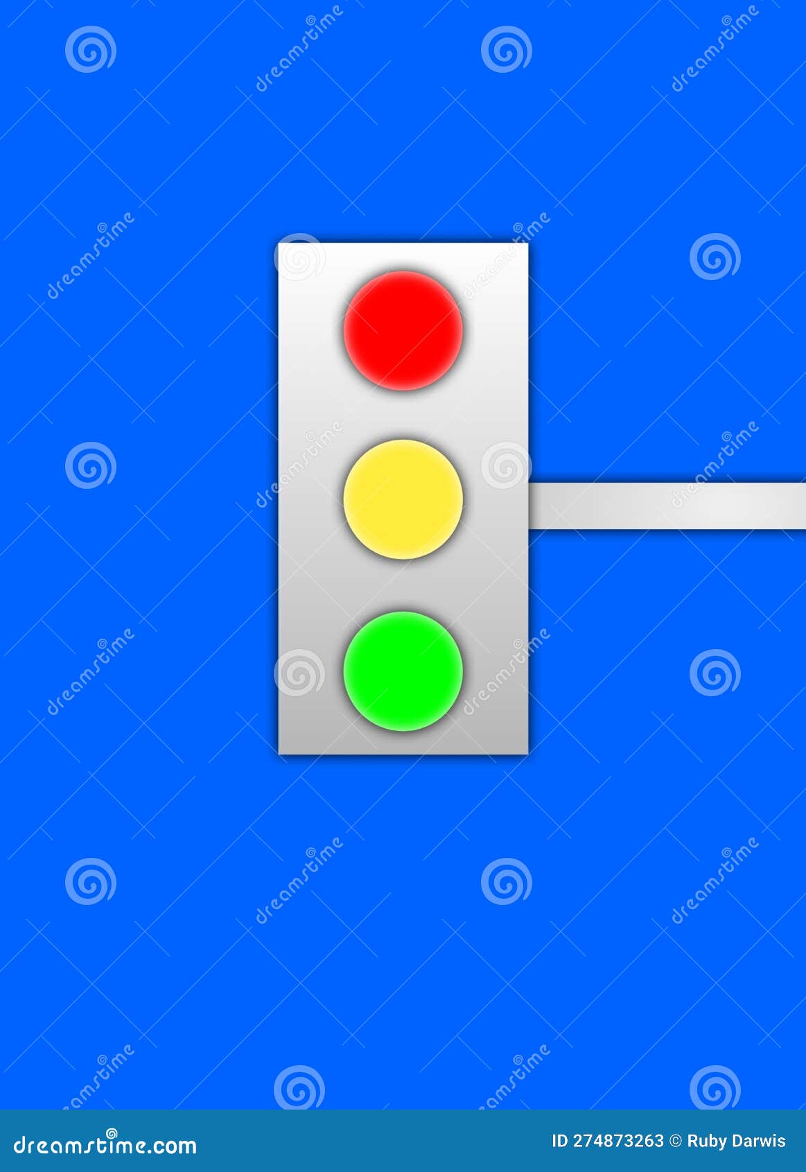 This is an Illustration of the Form a Traffic Light Red Yellow Green ...