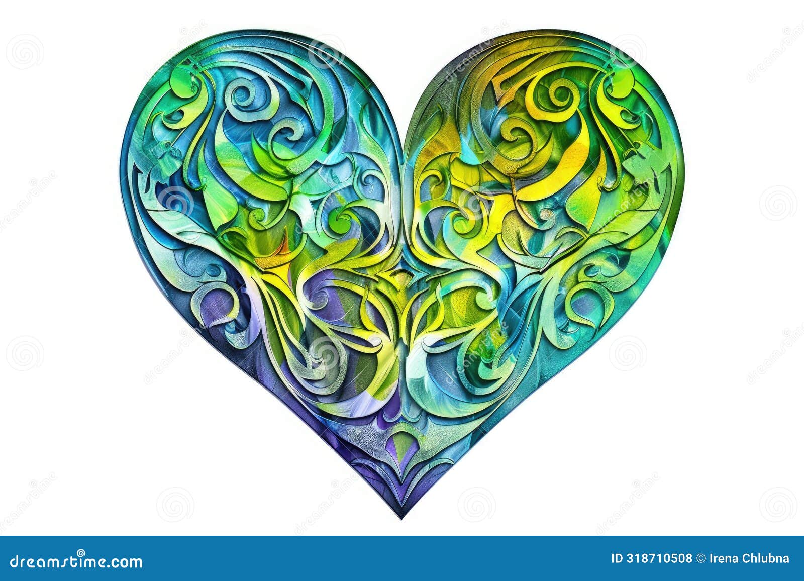 Illustration of Formed in Shape of Heart. Symbols of Love Stock ...