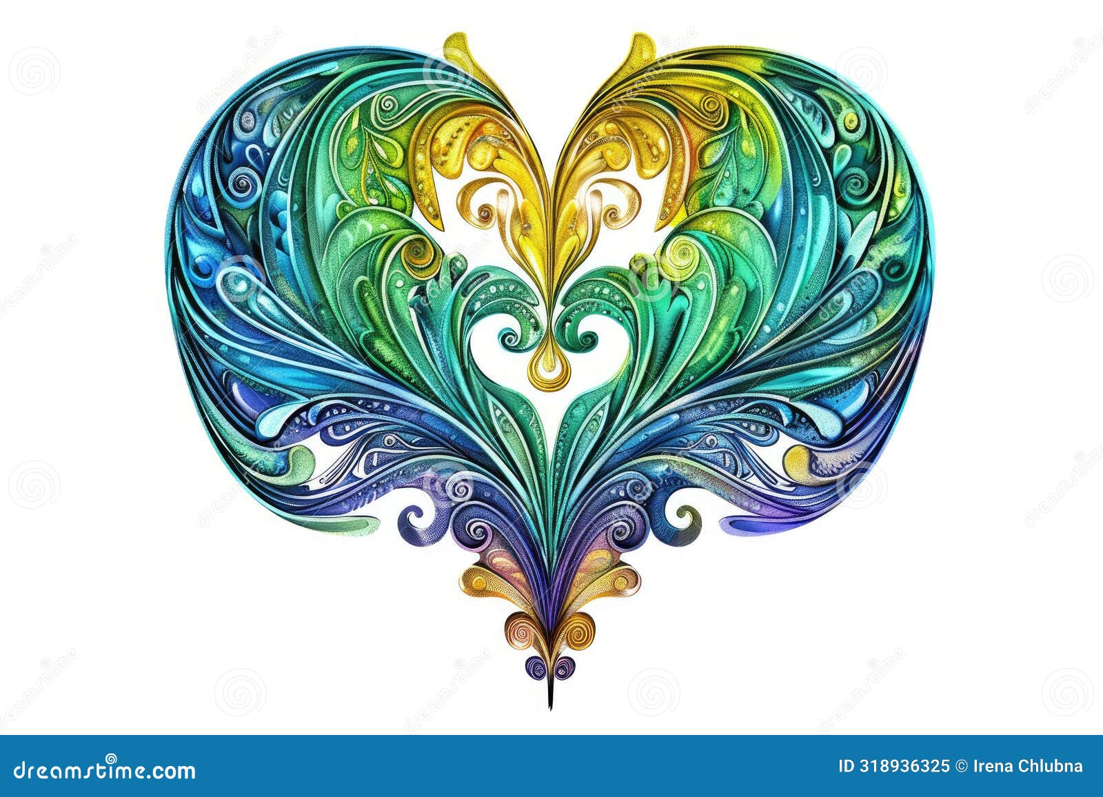 Illustration of Formed in Shape of Heart. Symbols of Love Stock ...