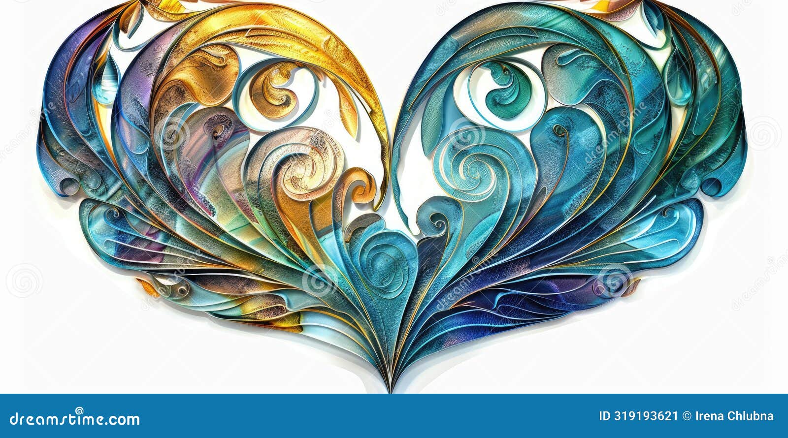 Illustration of Formed in Shape of Heart. Symbols of Love Stock ...