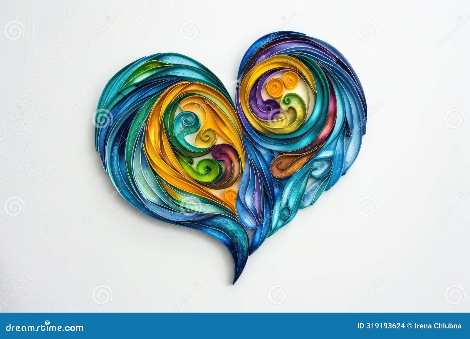 Illustration of Formed in Shape of Heart. Symbols of Love Stock ...