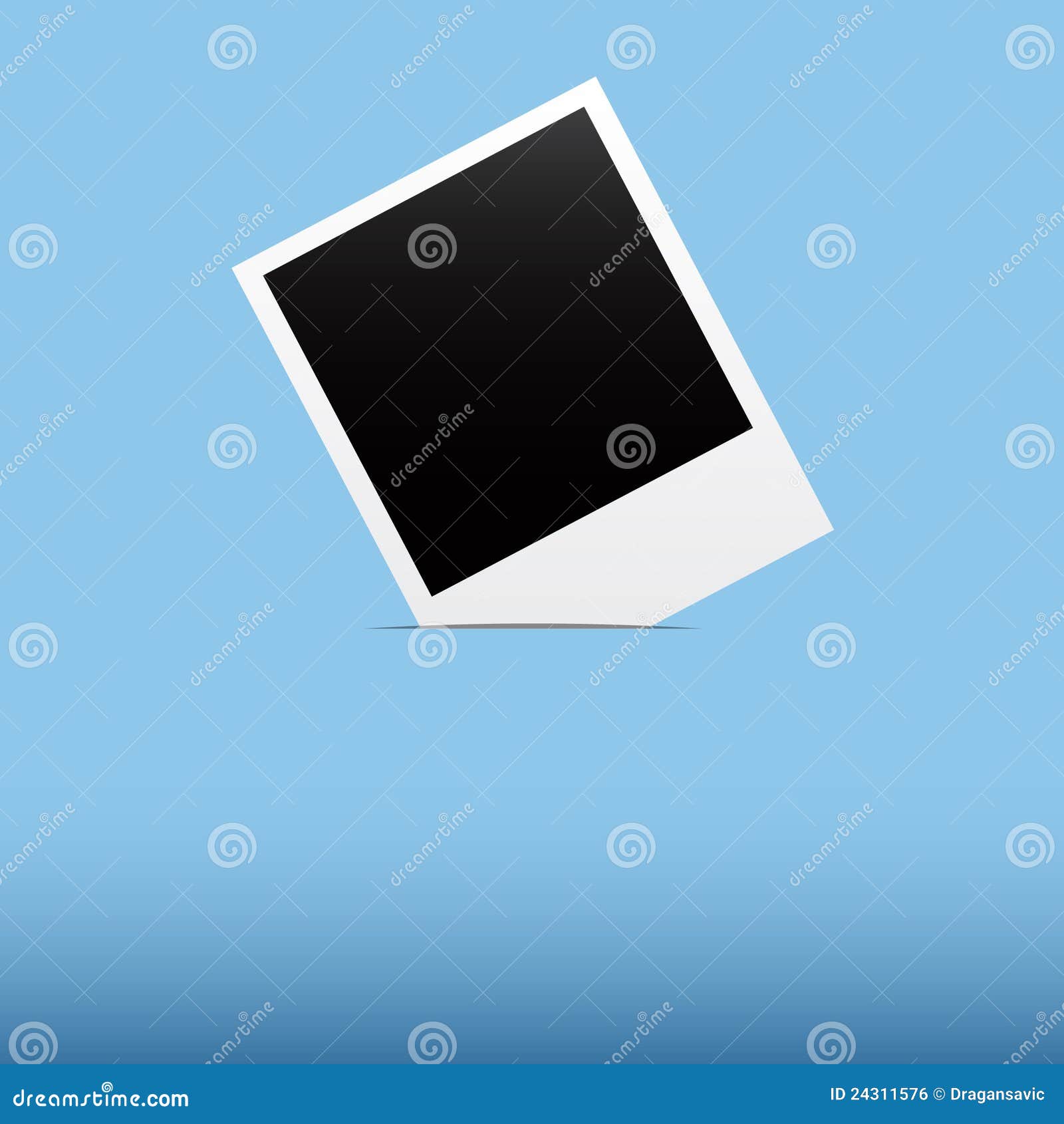 Illustration of a Foto Sticker Stock Vector - Illustration of software ...