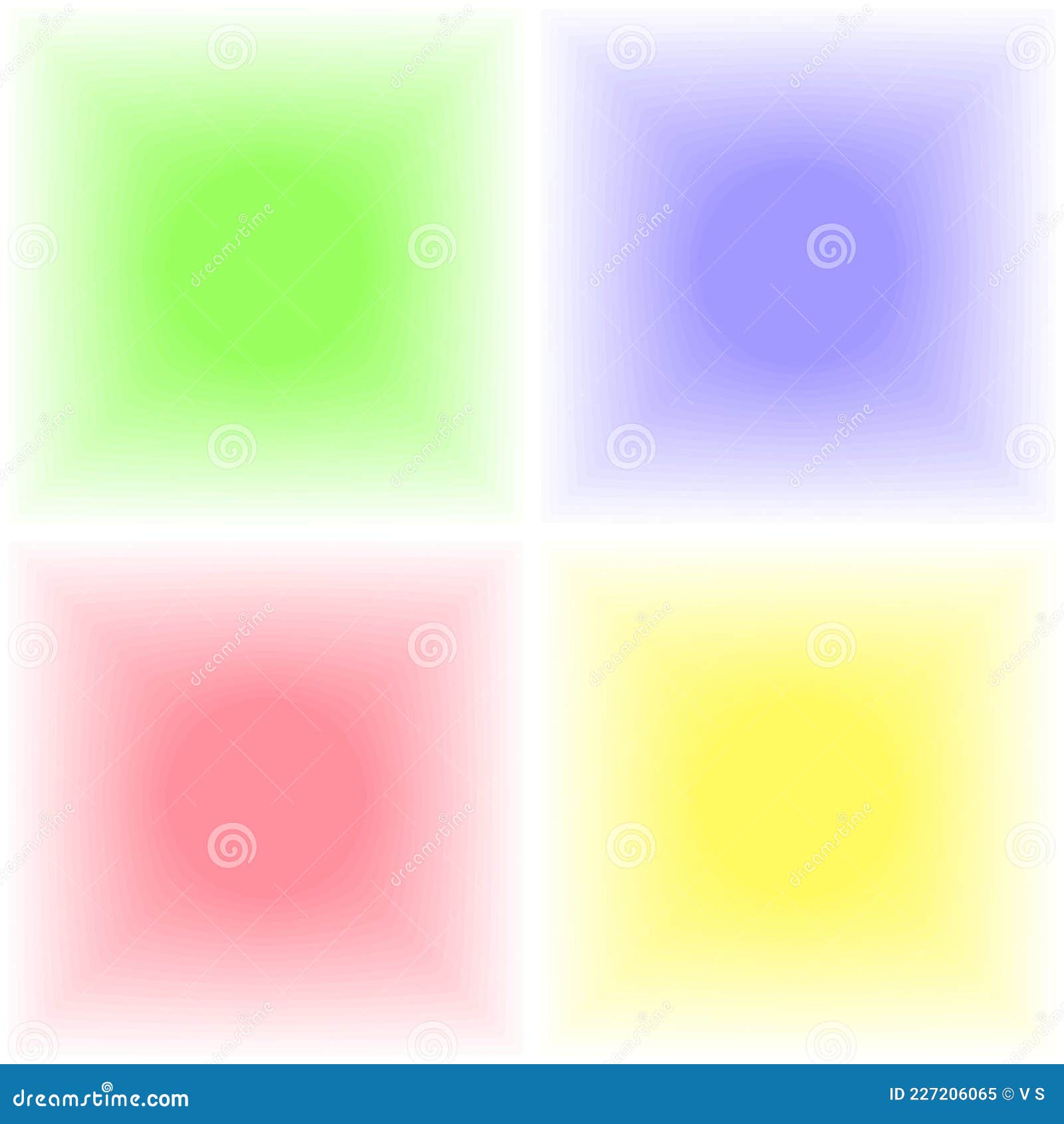 Illustration, Four Color Blurred Rainbow Background, Wallpaper, Square ...