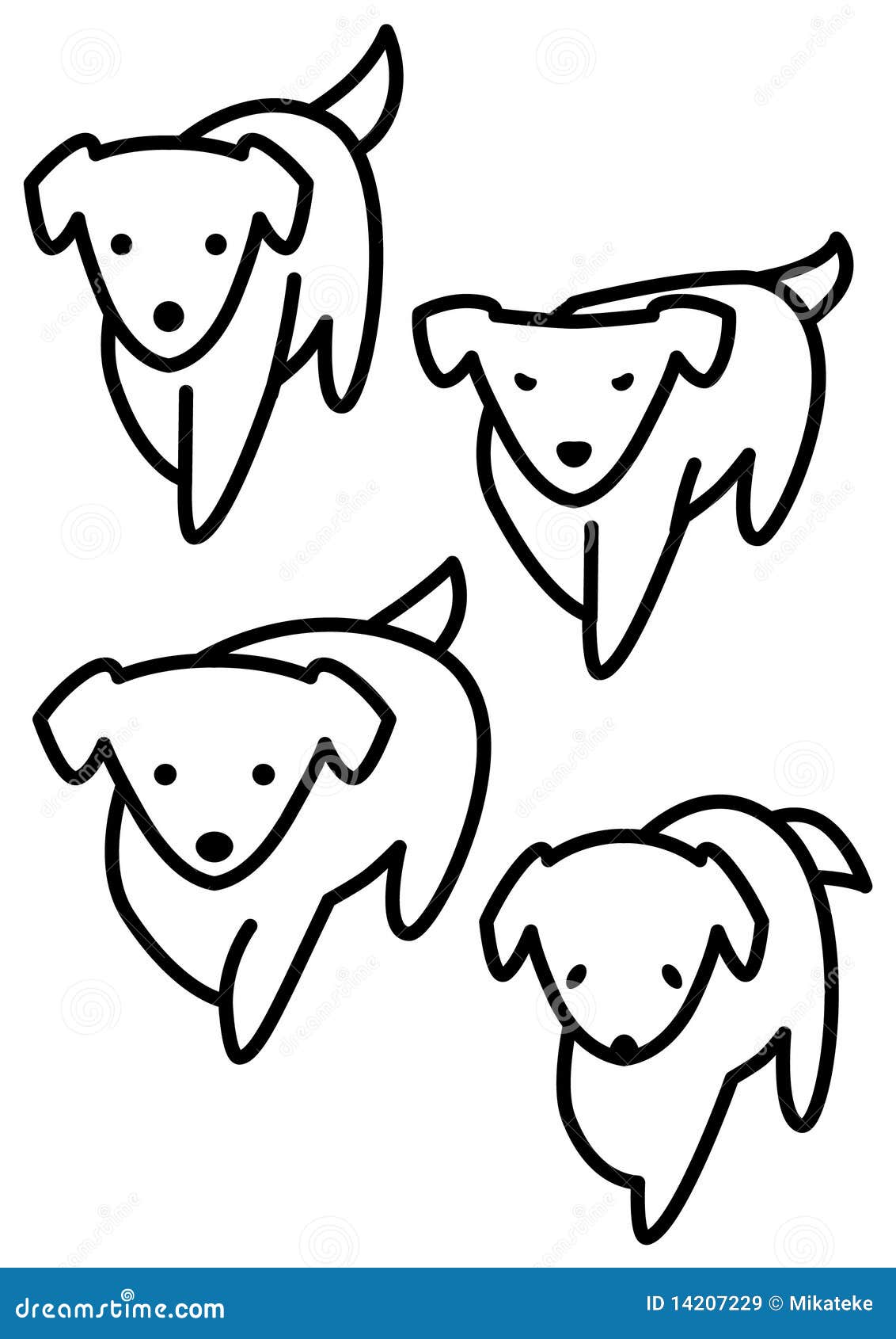 Four Caricature Ugly Woman Cartoon Vector | CartoonDealer.com #64921897