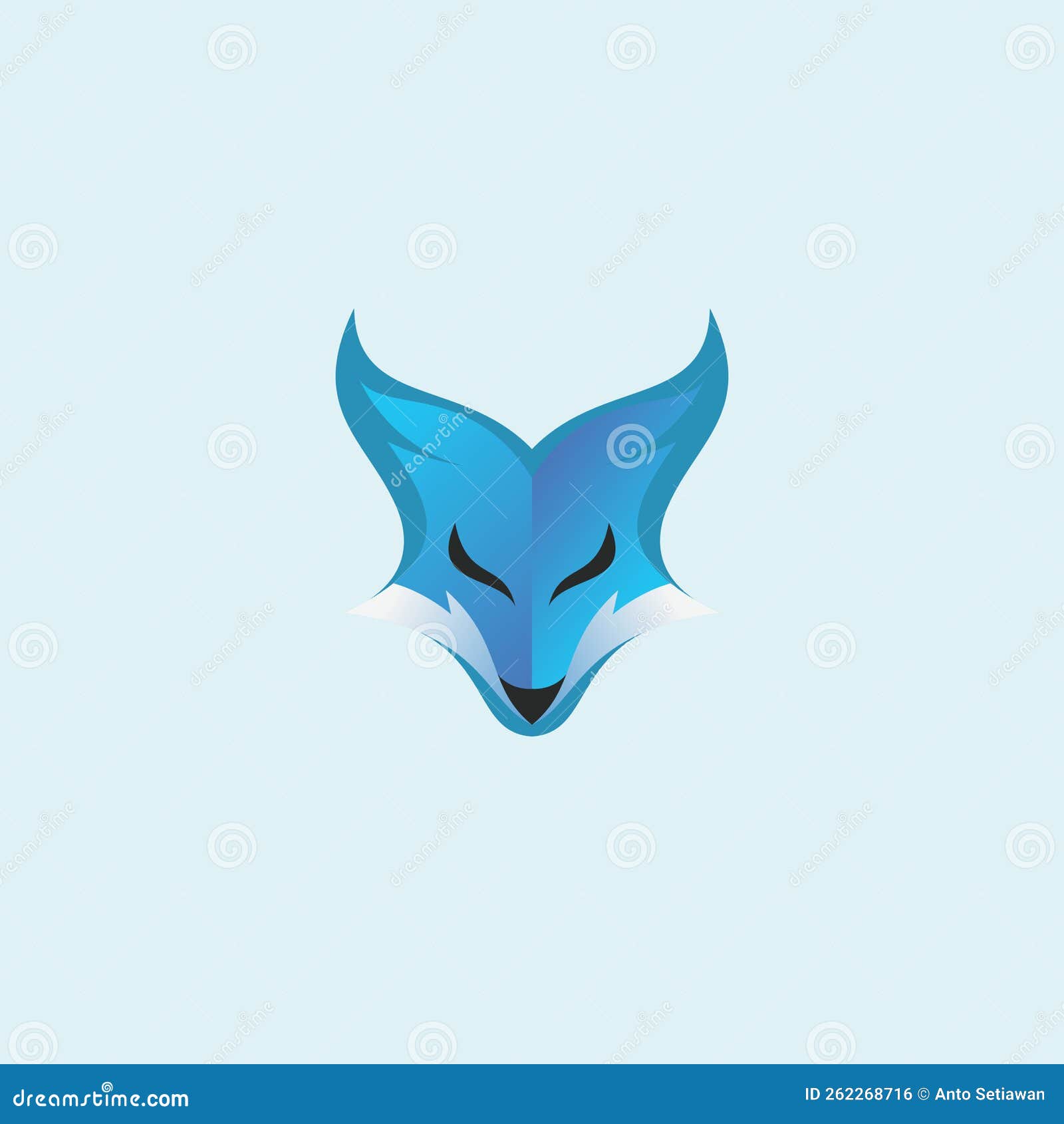 Illustration Fox Vector. Fox Logo Simple Stock Vector - Illustration of ...