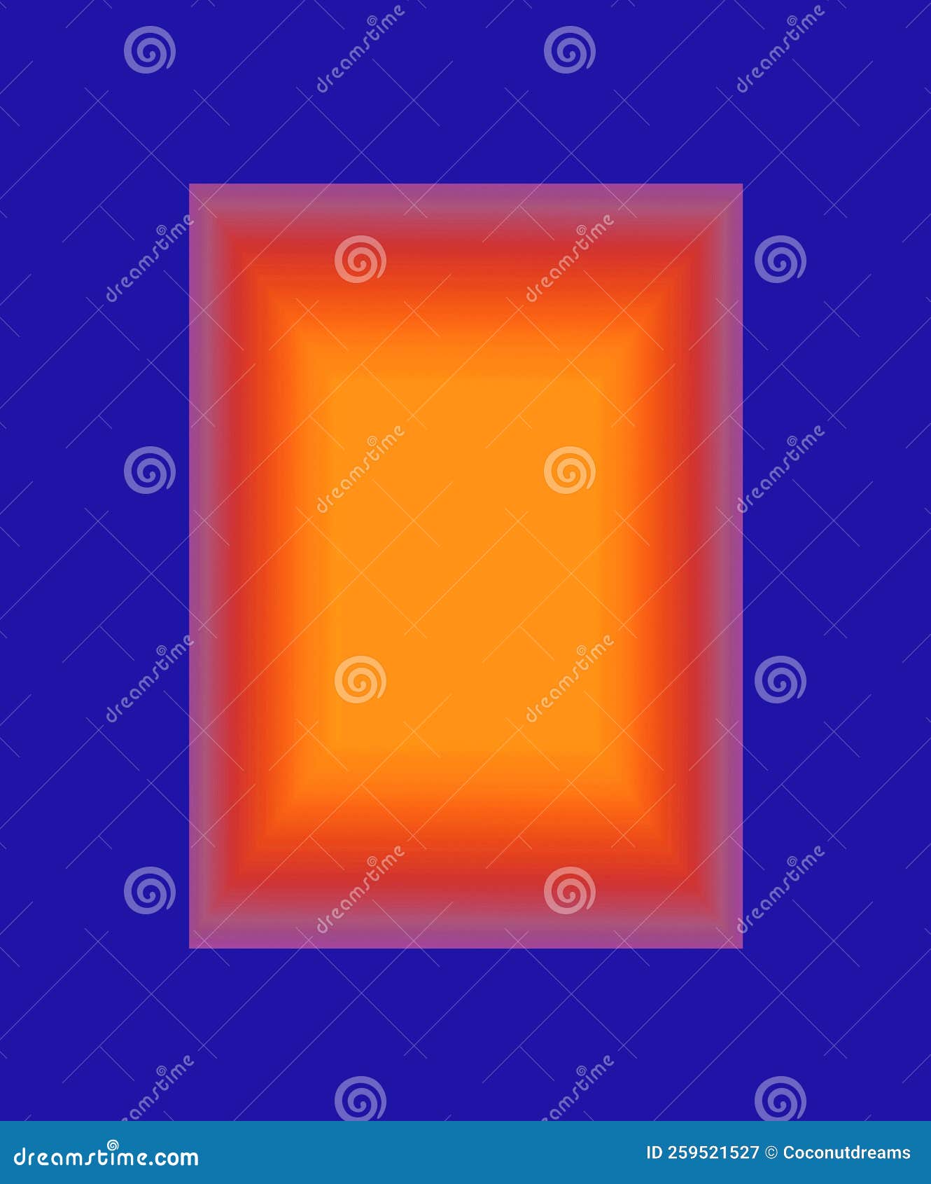 Illustration of Frame of Gradient Blue with Gradient Red Copy Space ...