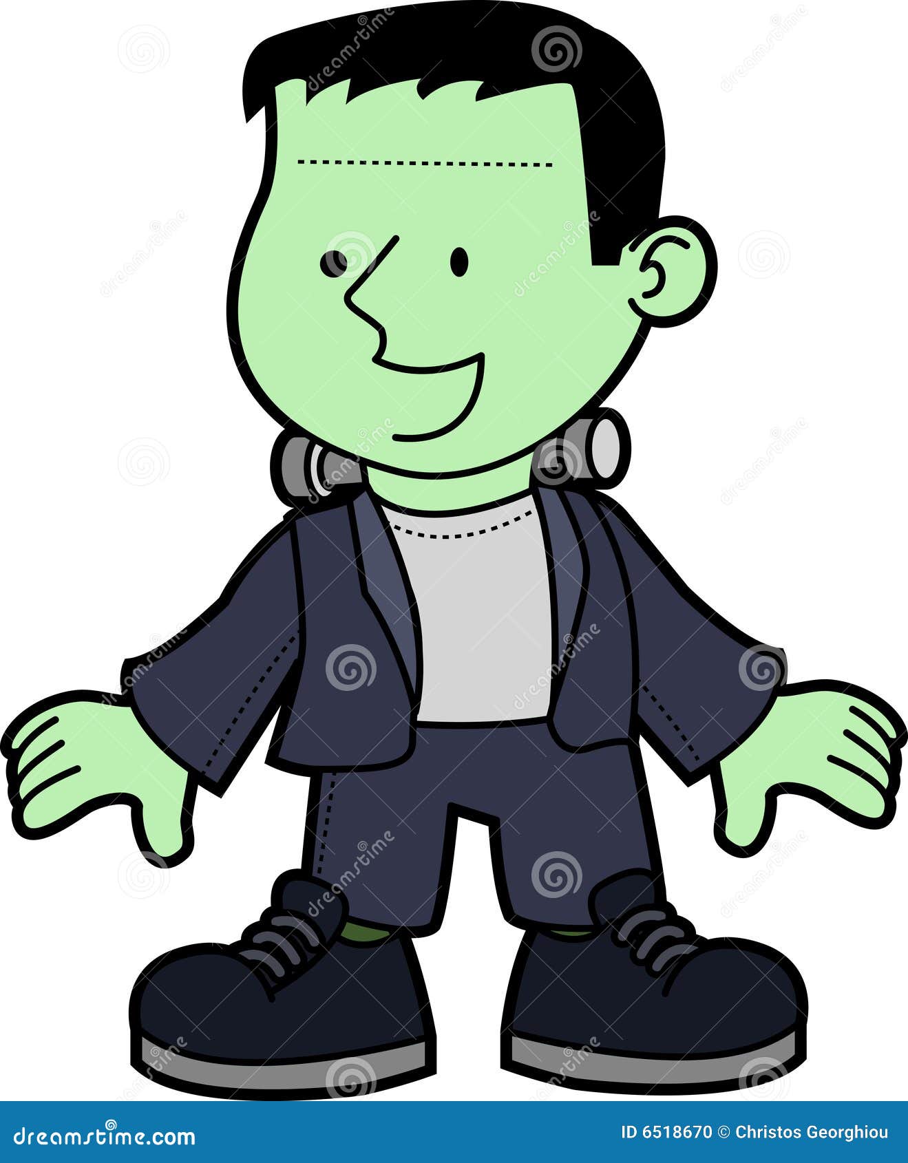 Illustration Frankenstein stock vector. Illustration of child - 6518670