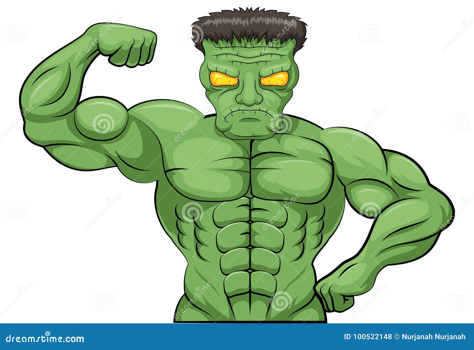 Frankenstein Cartoon. Vector Illustration | CartoonDealer.com #100522148