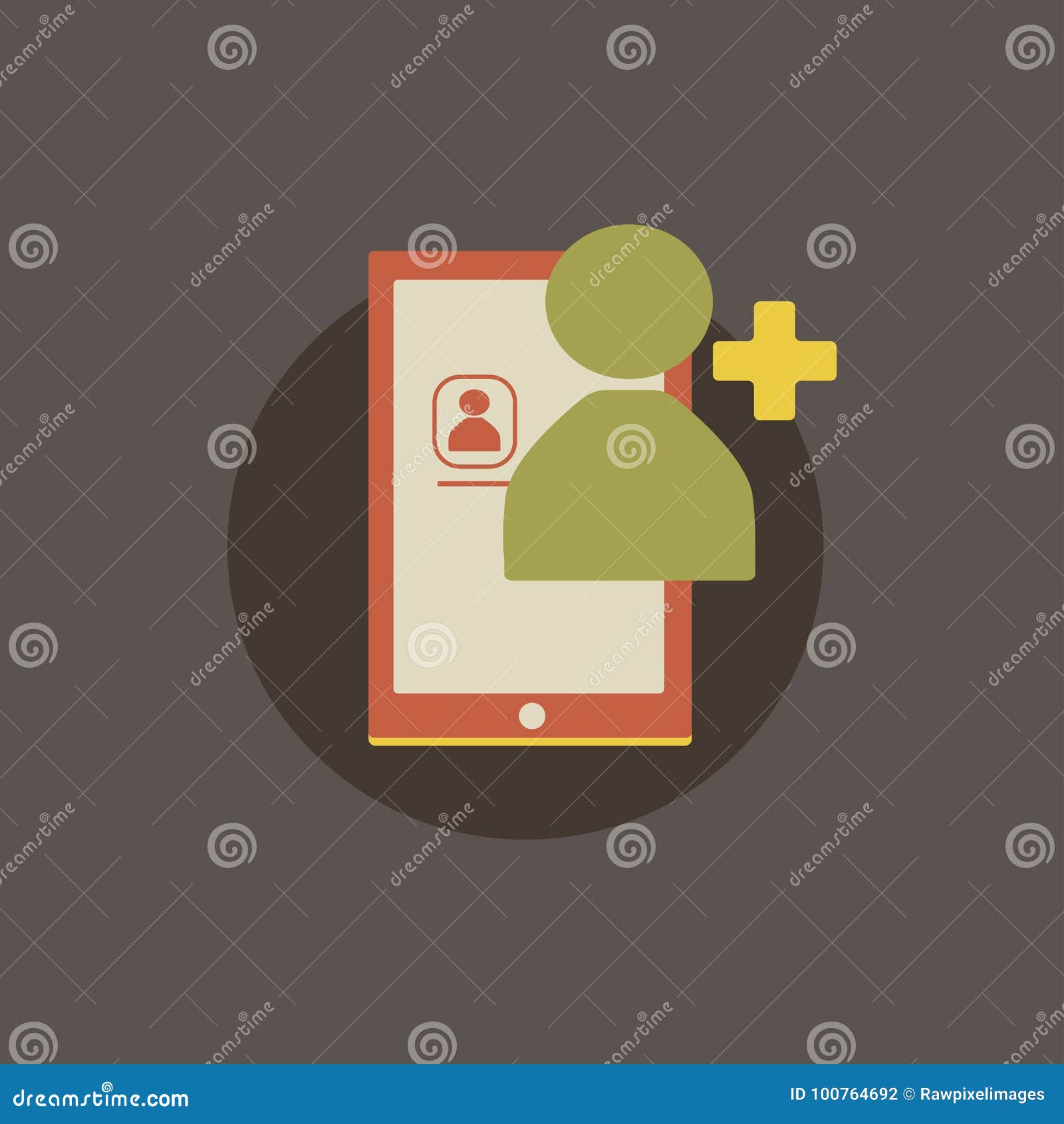 Illustration of Friend Request Avatar Stock Vector - Illustration of ...