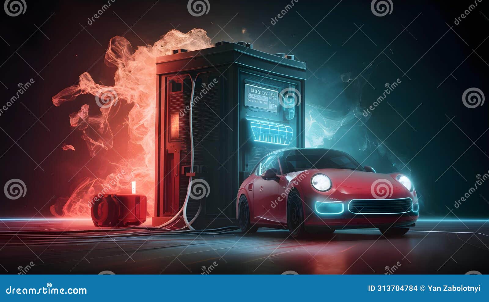 Electrical Car Charged Battery Line Icon. Hybrid Vehicles. Eco Friendly ...